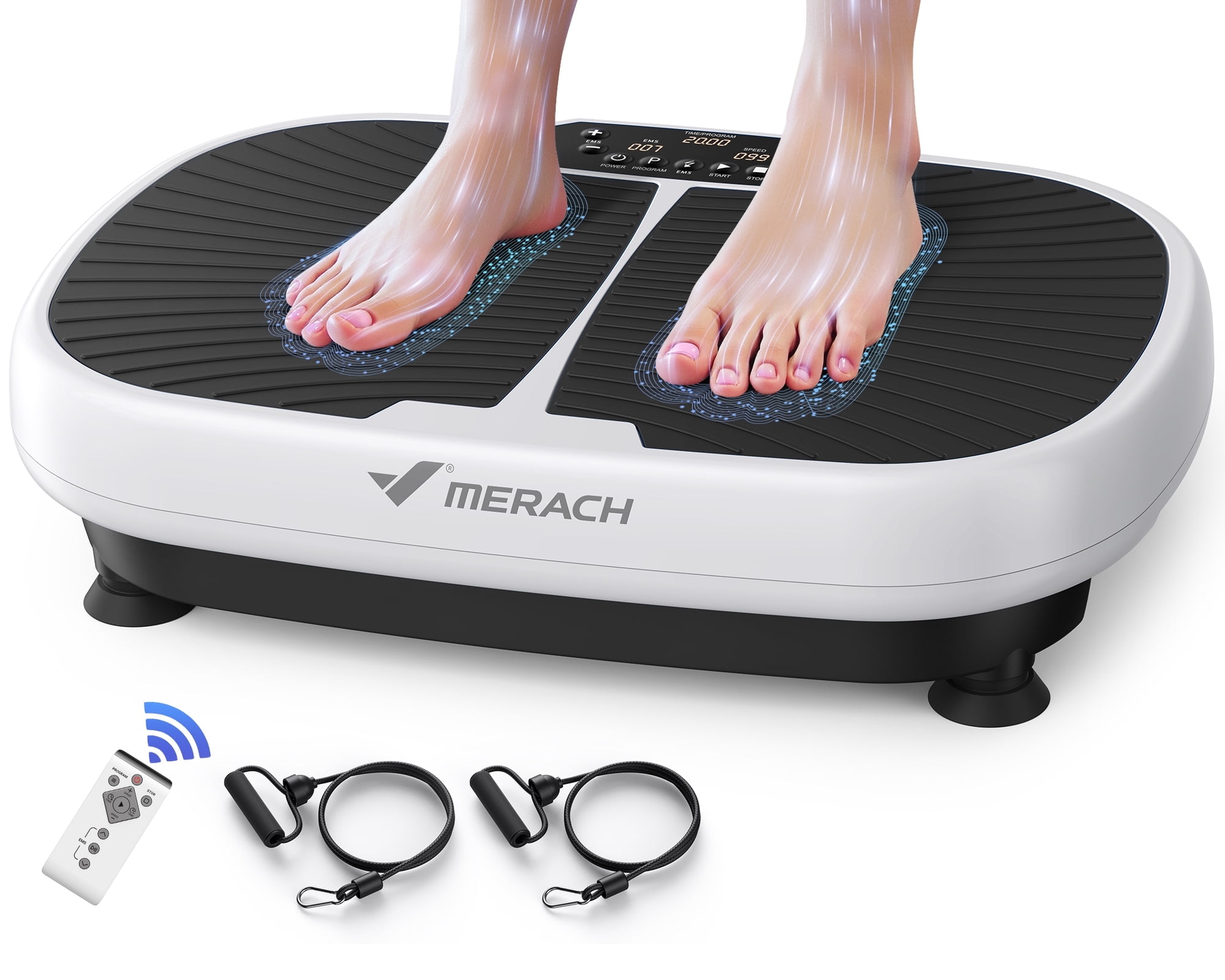 MERACH Vibration Plate Exercise Machine for Muscle Conditioning - Walmart.com
