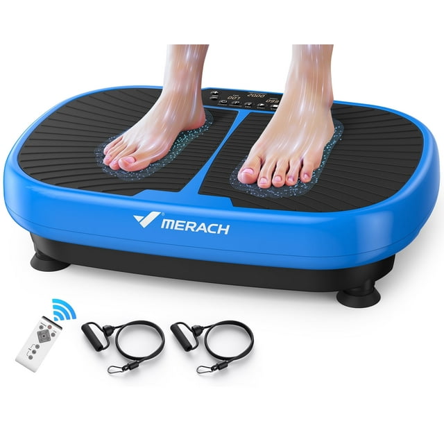 MERACH Vibration Plate Exercise Machine for Lymphatic Drainage, Muscle Conditioning - Walmart.com