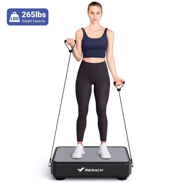 Goplus Fitness Vibrating Platform - Compact Whole Body Exercise Machine ...