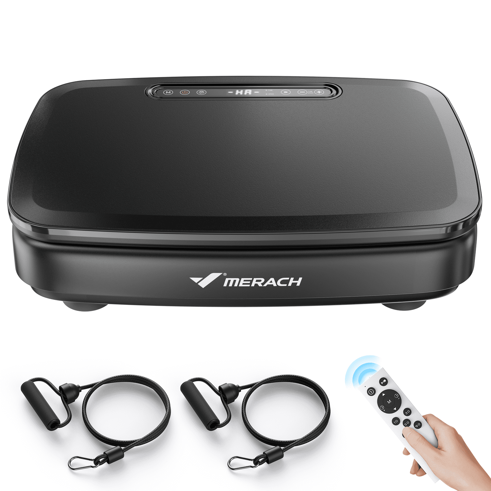 MERACH Vibration Plate Exercise Machine for Whole Body Workout, Lymphatic Drainage and Fitness ...