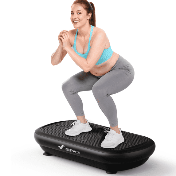 MERACH Vibrating Board - 440 lbs Support, Enhanced Motor, Bluetooth ...