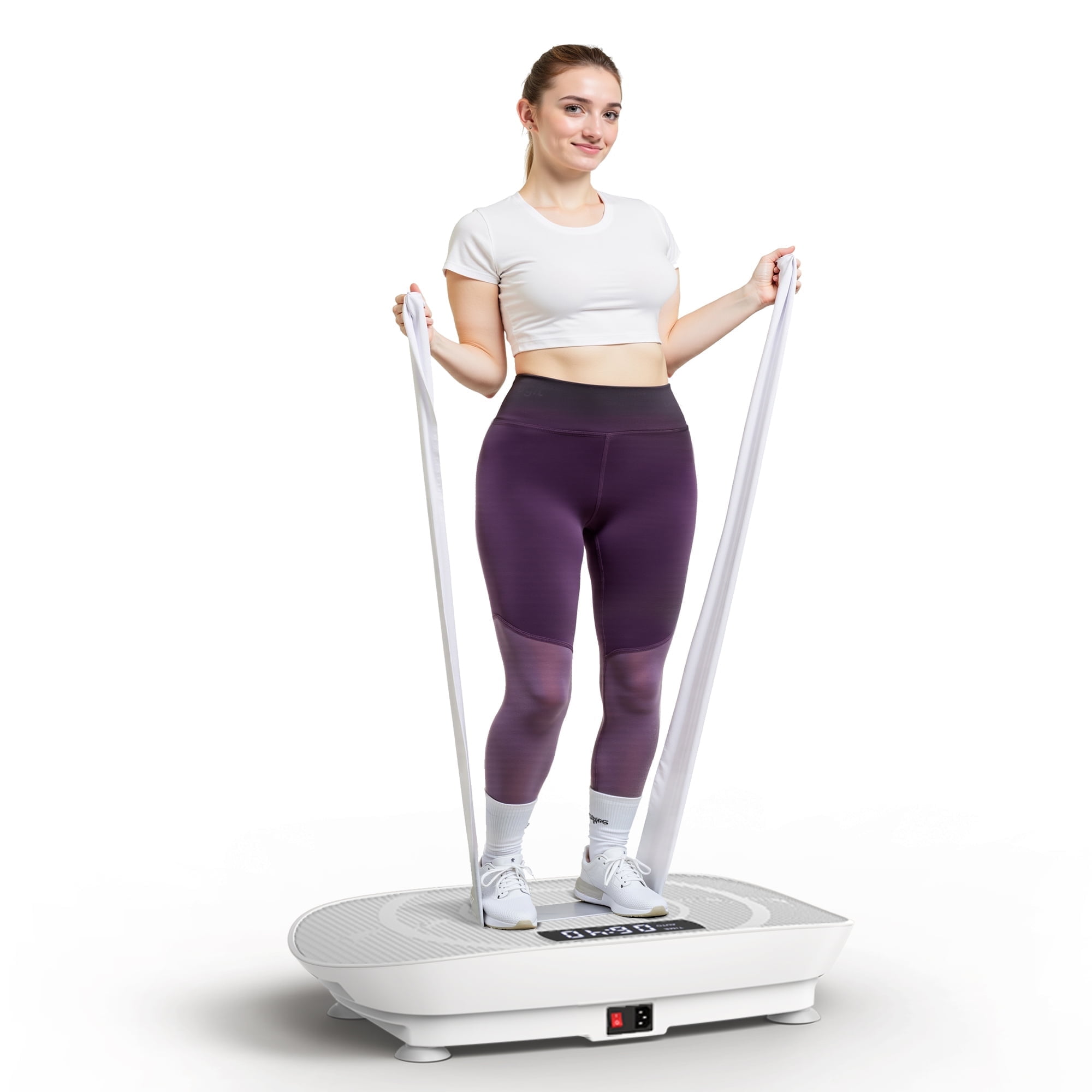 MERACH Vibrating Plate Muscle Toner, Whole Body Exercise Machine with Remote Control - Walmart.com