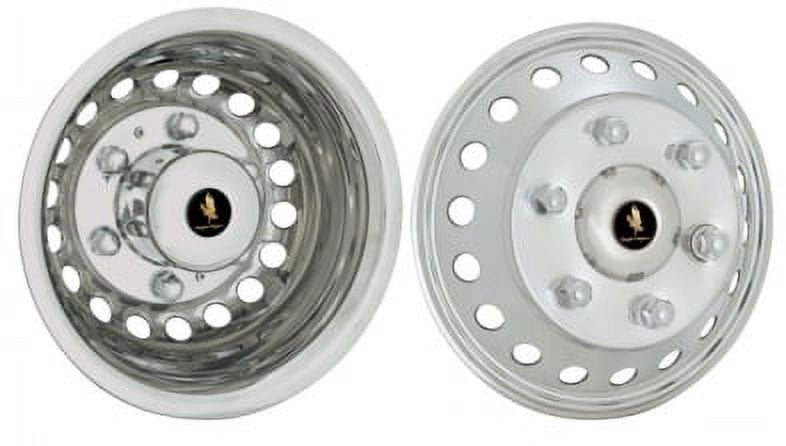 Mercedes Benz Sprinter 16" 18 Hole Wheel Simulators Set, Stainless ...