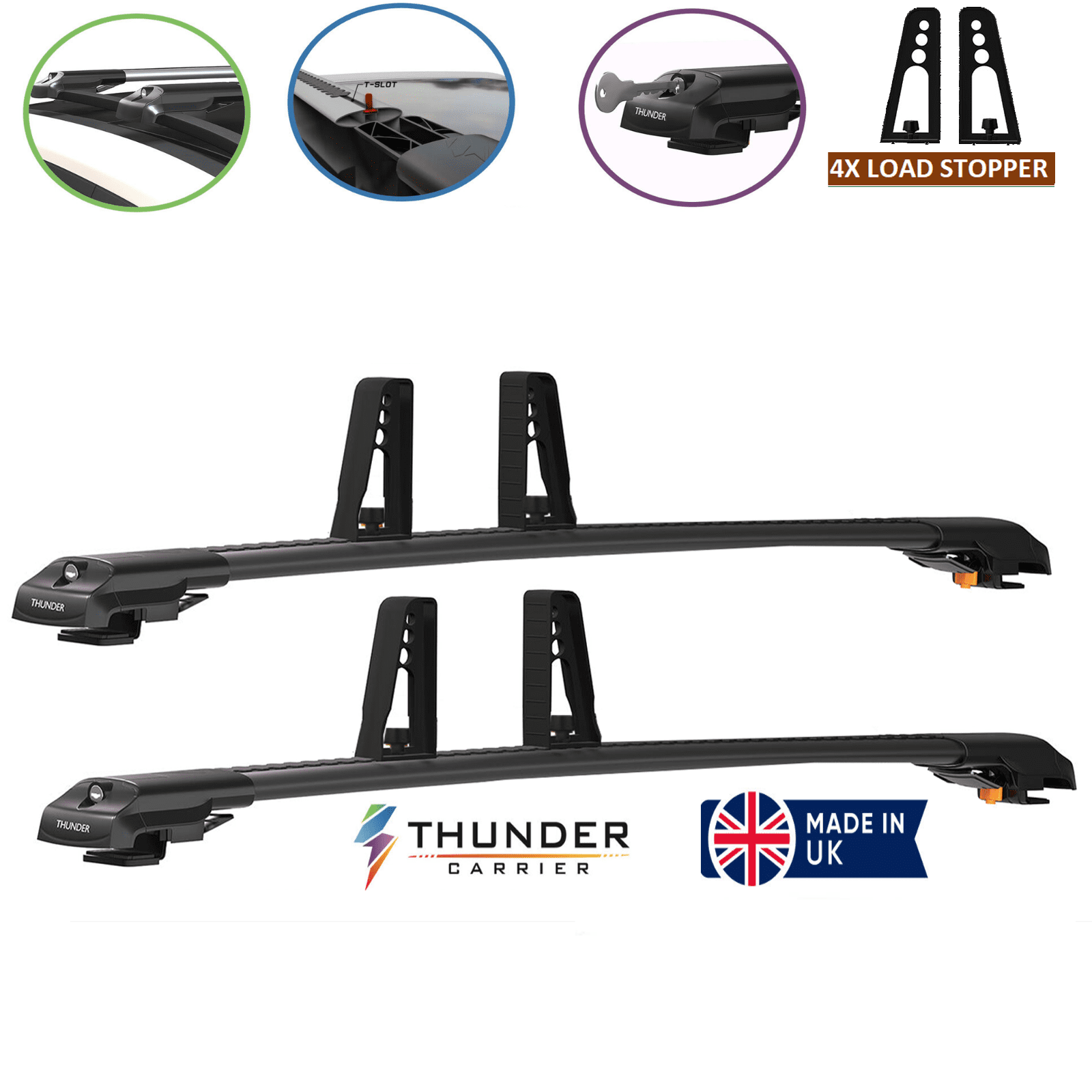 MERCEDES GLB-CLASS (X247) SUV 2000-ONWARD Cross Bars Roof Rack Lockable ...
