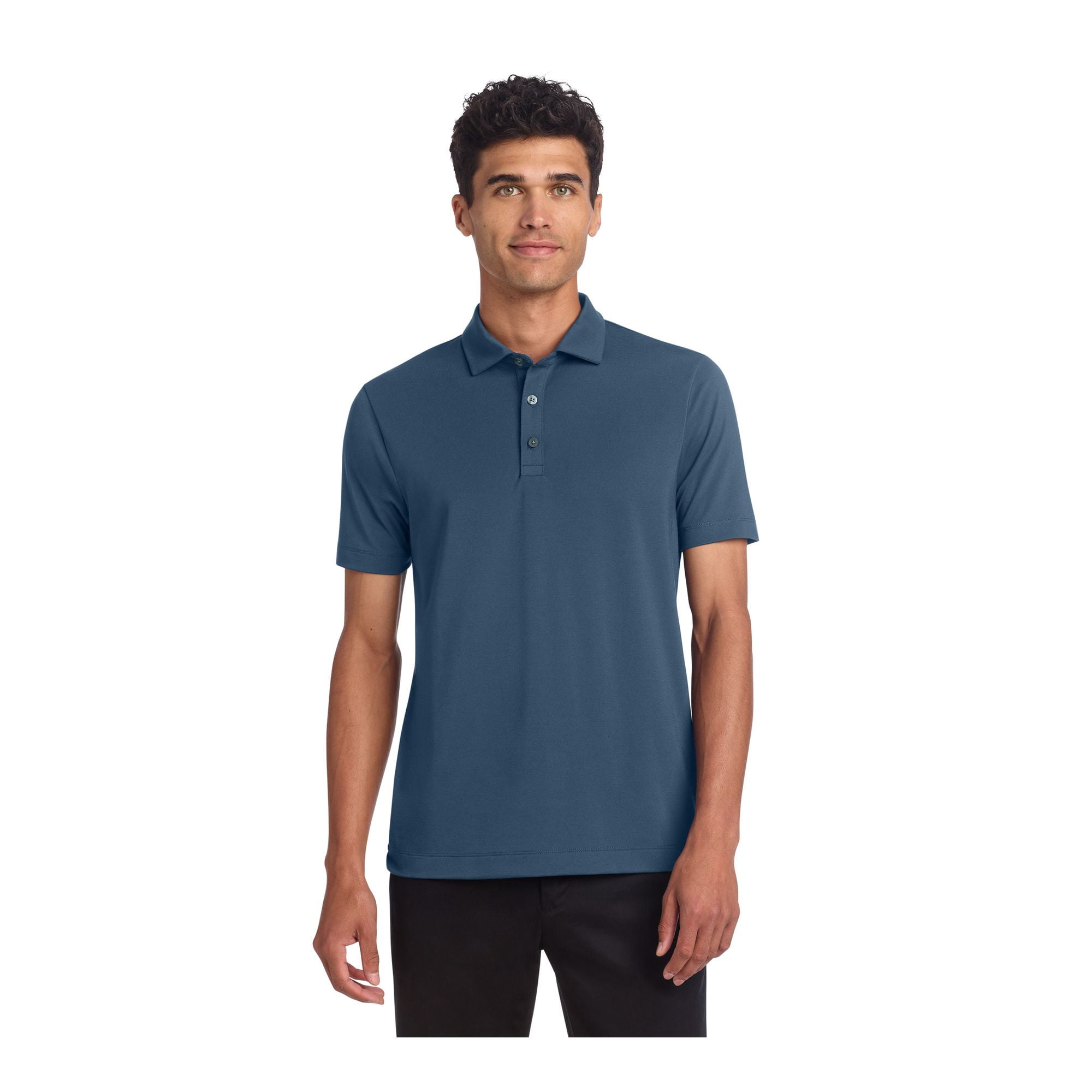 MERCER+METTLE Unisex Stretch Jersey Polo | Short Sleeve Work Polo for ...