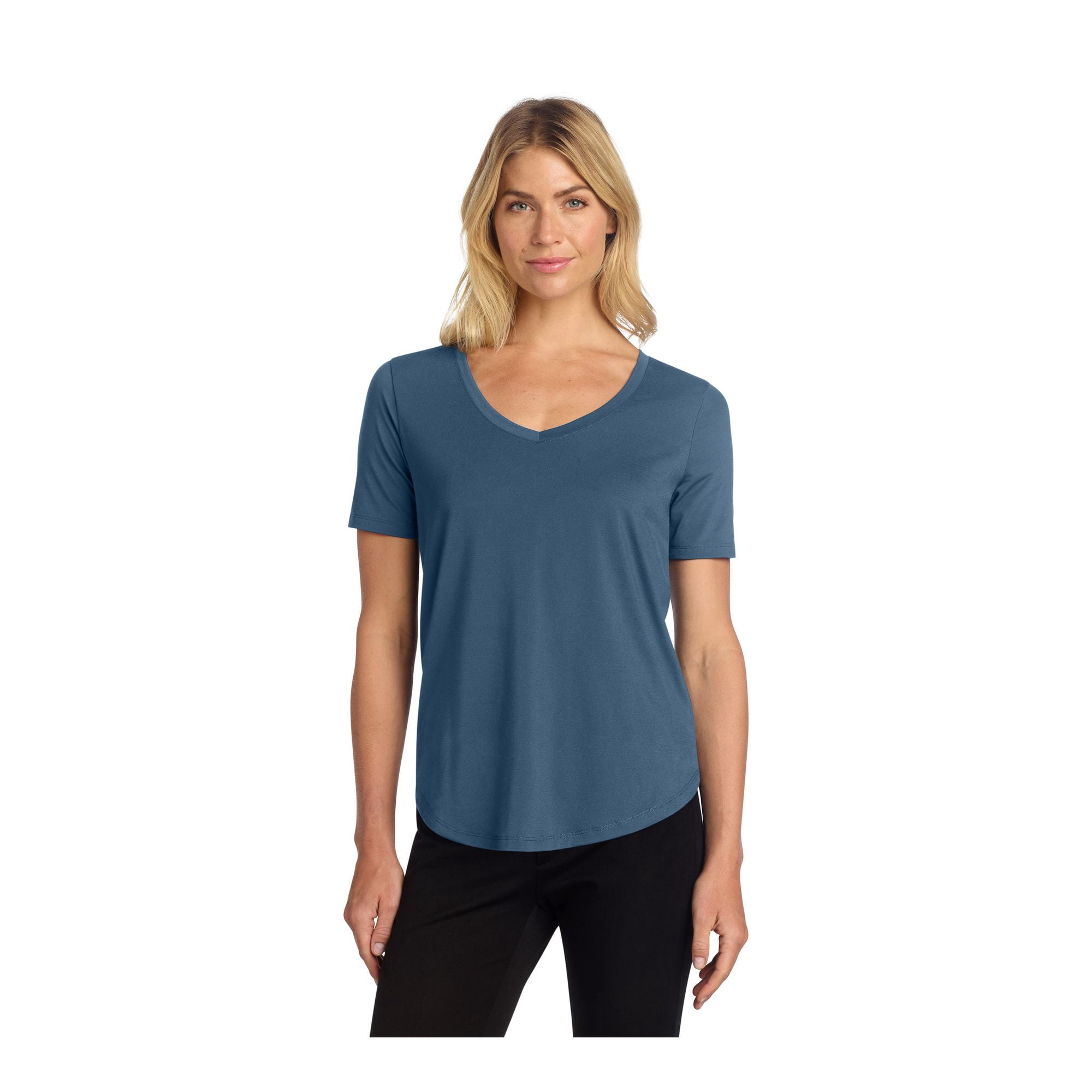 MERCER+METTLE Women's Stretch Jersey Relaxed Scoop | Soft & Lightweight ...