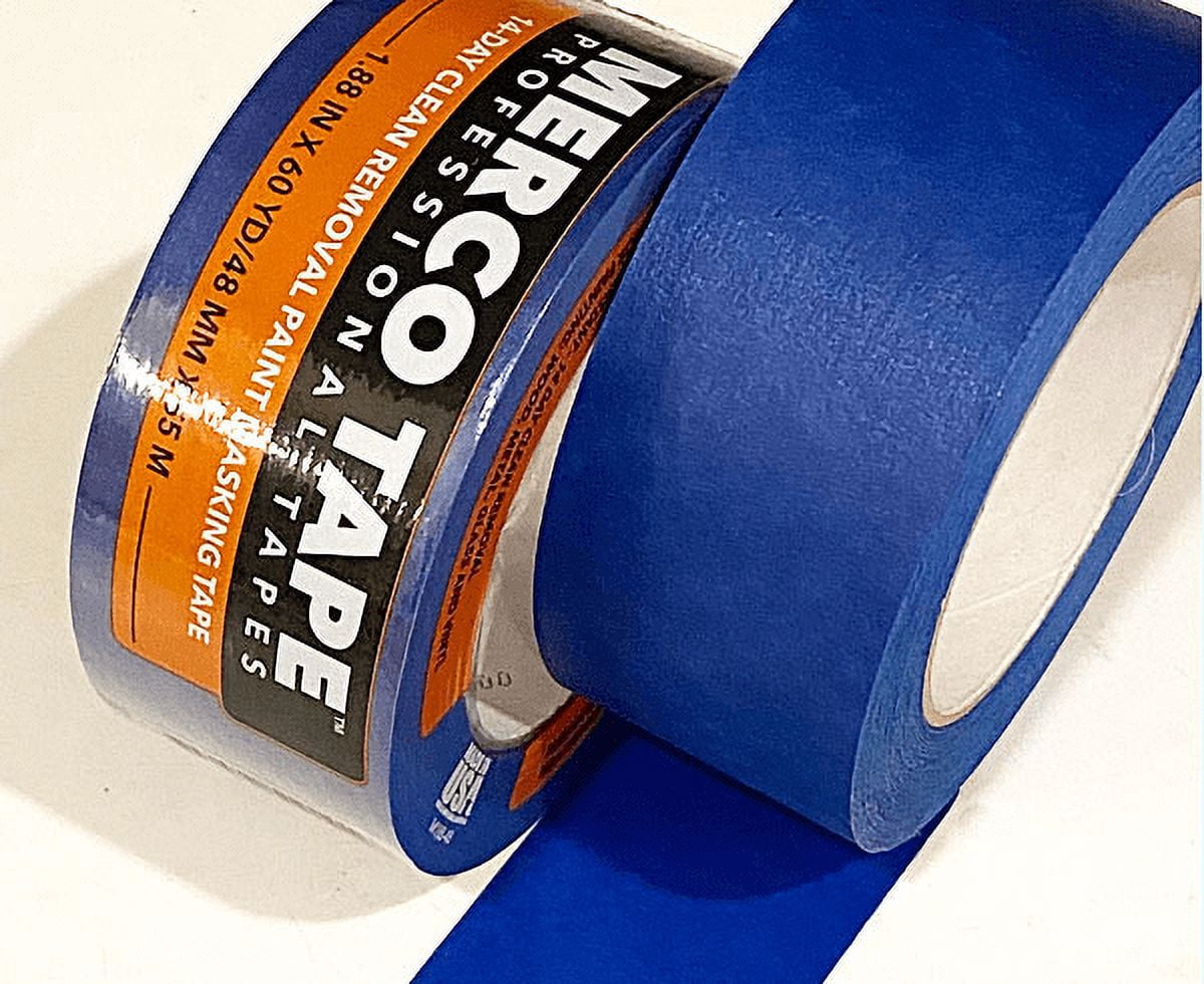 MERCO M188 Blue Painters Masking Tape 24mm x 55M USA Made 14-Day Clean ...