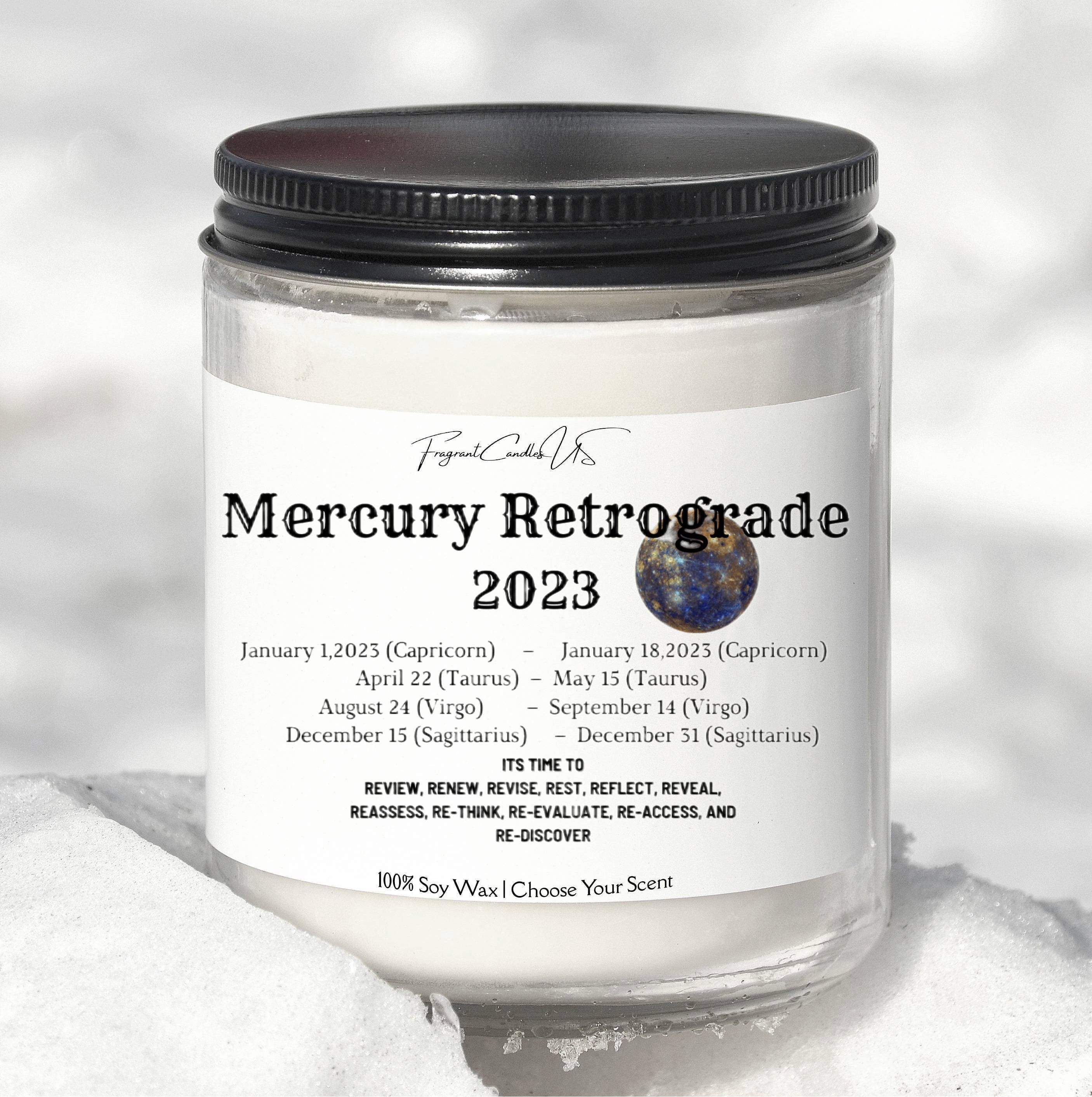 MERCURY RETROGRADE, 2023 Mercury Retrograde, moon phase, Moon Charged ...