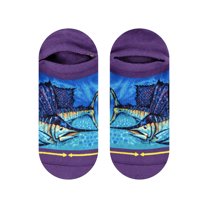 No Time To Waste No Show Socks With Art By Jimbo Phillips - Walmart.com