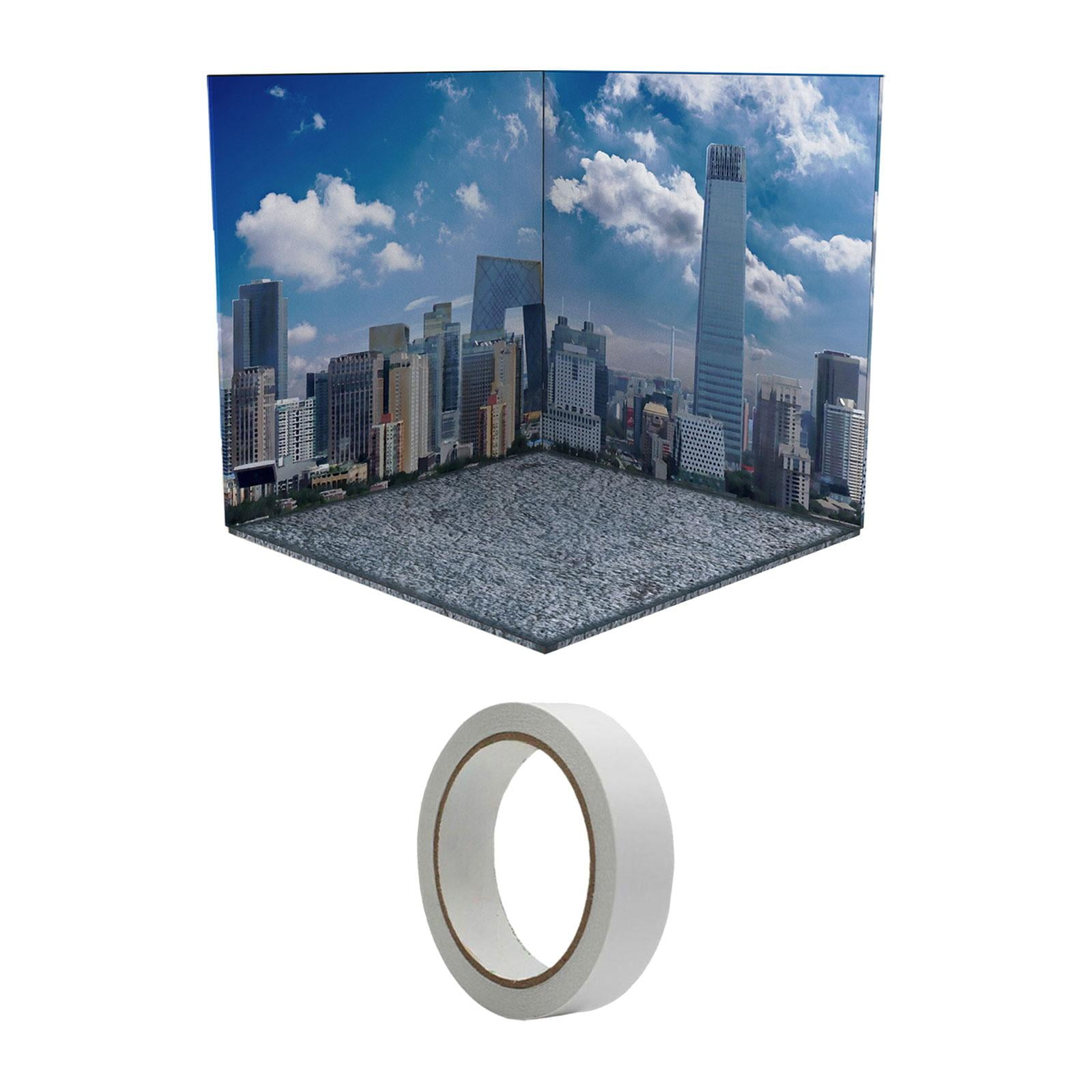 MERIGLARE 1/12 Display Scene Organizer Background Storage Show Backdrop ...