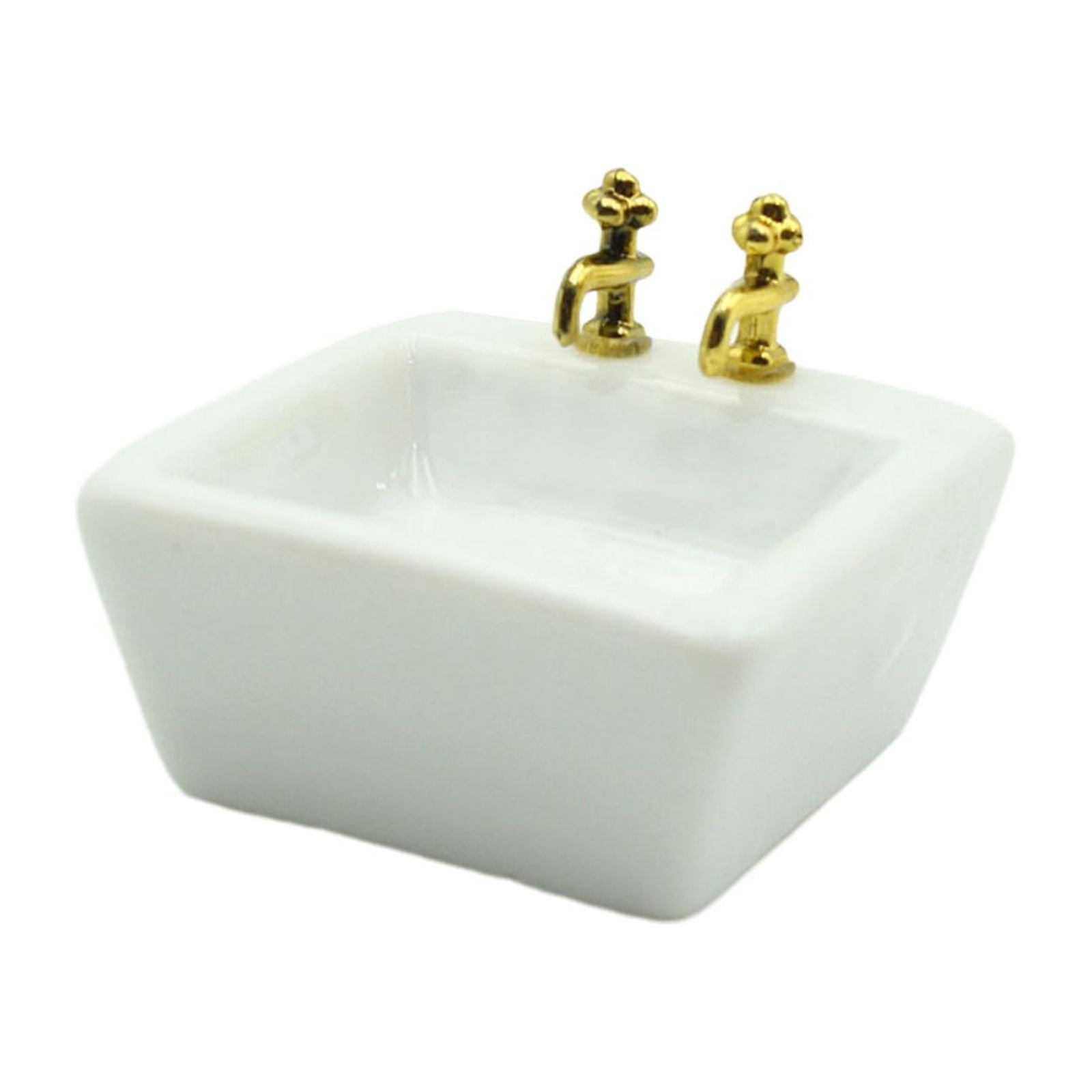 MERIGLARE 1:12 Scale Miniature Washbasin, Dollhouse Bathroom Scene ...