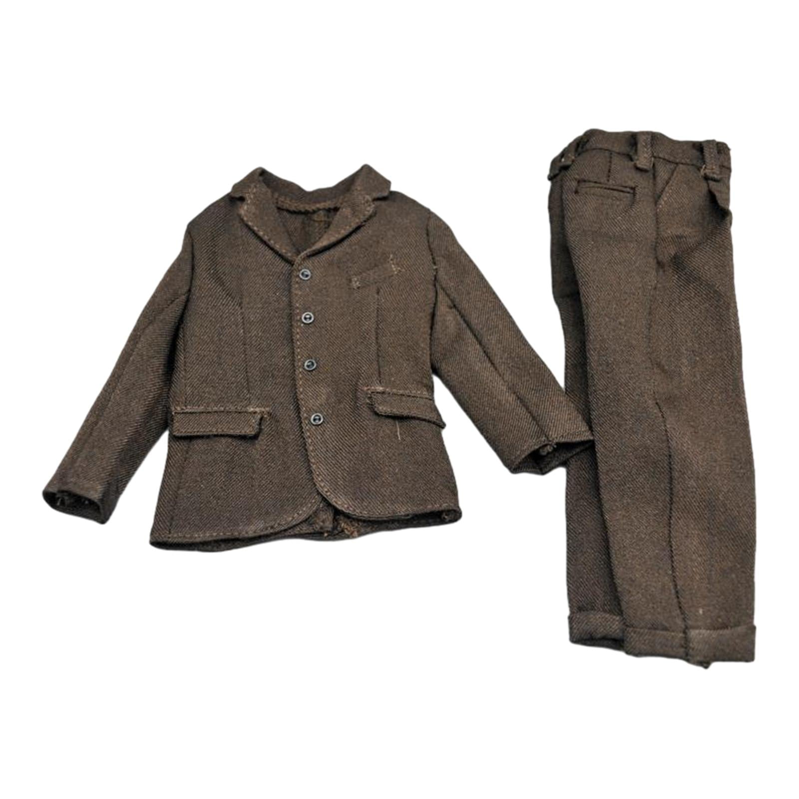 MERIGLARE 1/6 Male Figure Clothes Action Figures Clothes Jacket Pants ...