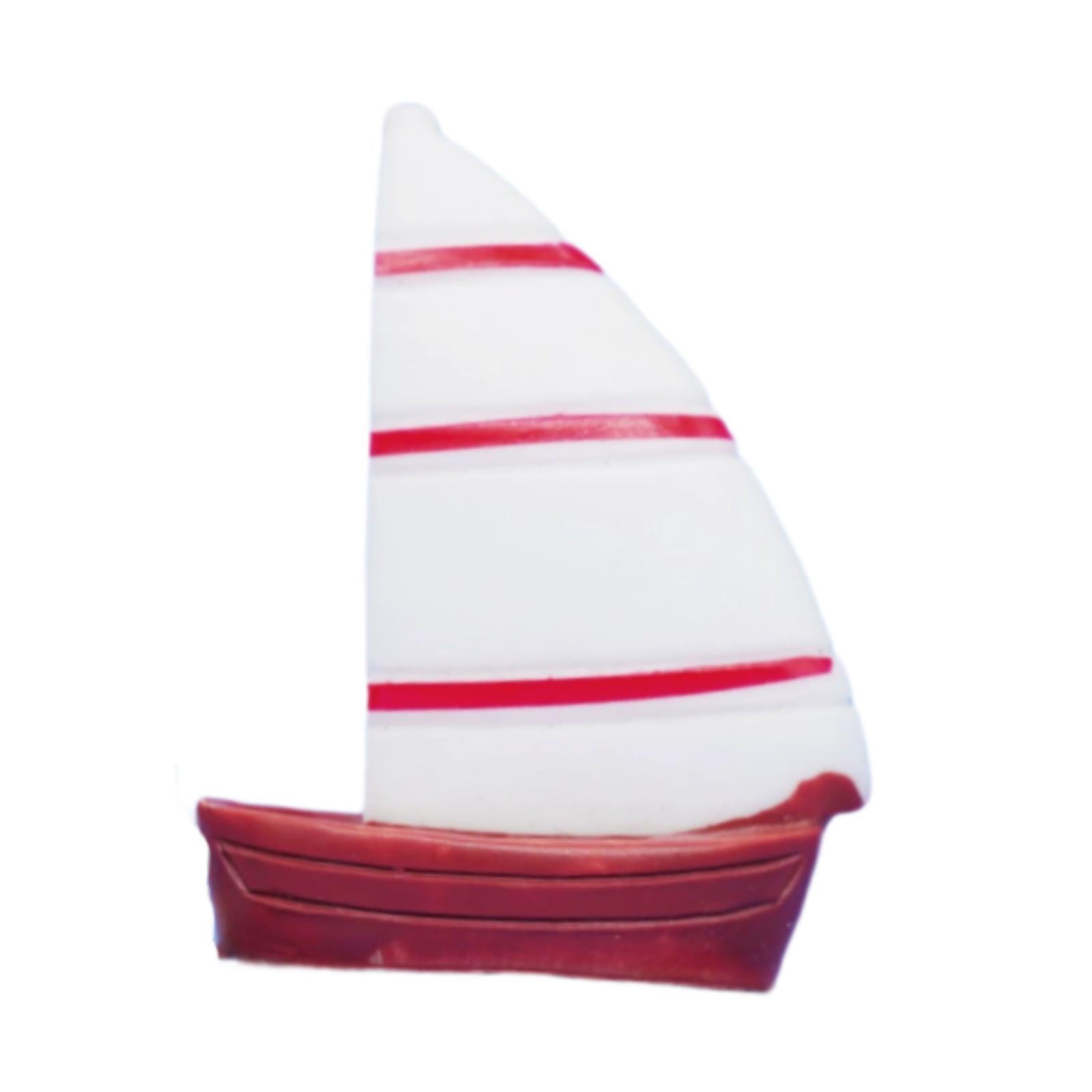 MERIGLARE 1:64 Miniature Sailboat Dioramas Painted Outdoor Sand Table ...