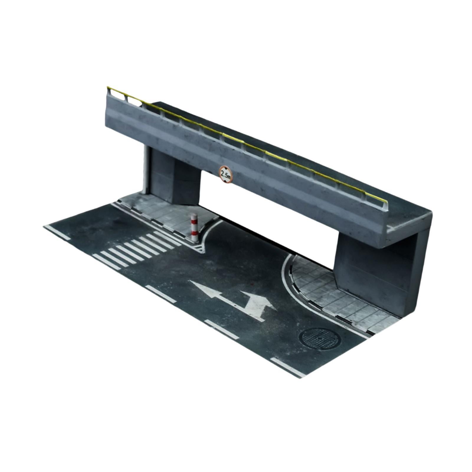 MERIGLARE 1/64 Model Car Scene Backdrop Scene Model Realistic Parking ...