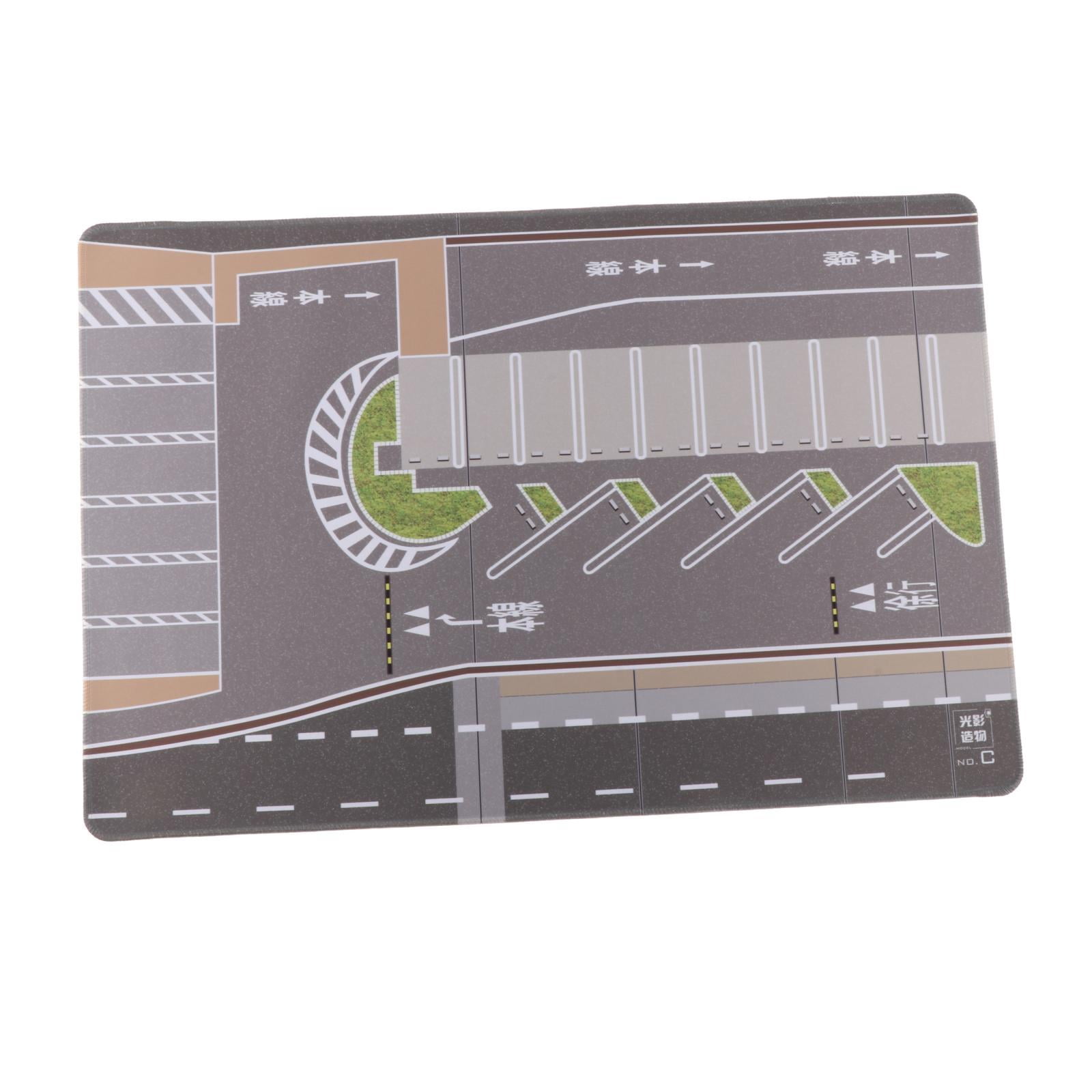 MERIGLARE 1/64 Parking Lot,Scene Display,Diorama,Nonslip Layout,Mini ...