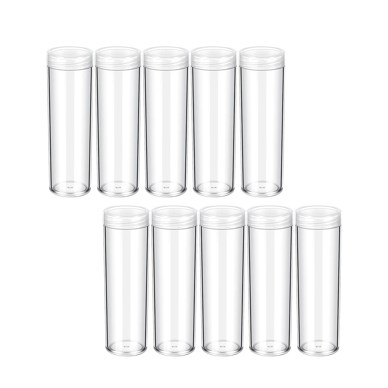 MERIGLARE 10 Pieces Storage Tubes, Container Storage Box,Round ...