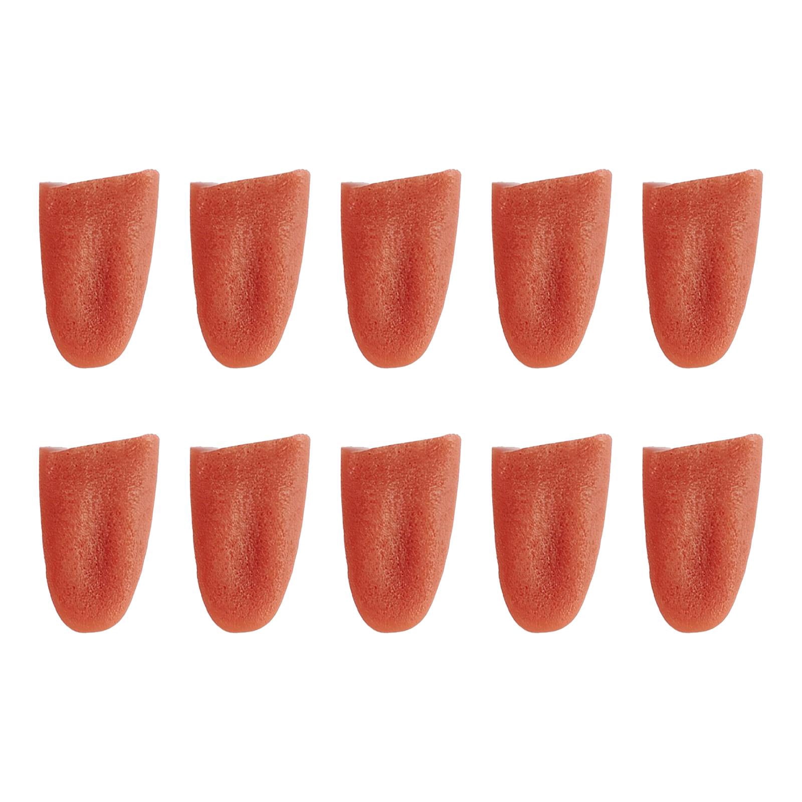 MERIGLARE 10Pcs Realistic Fake Tongue Horrific Prop Prank Tricks ...