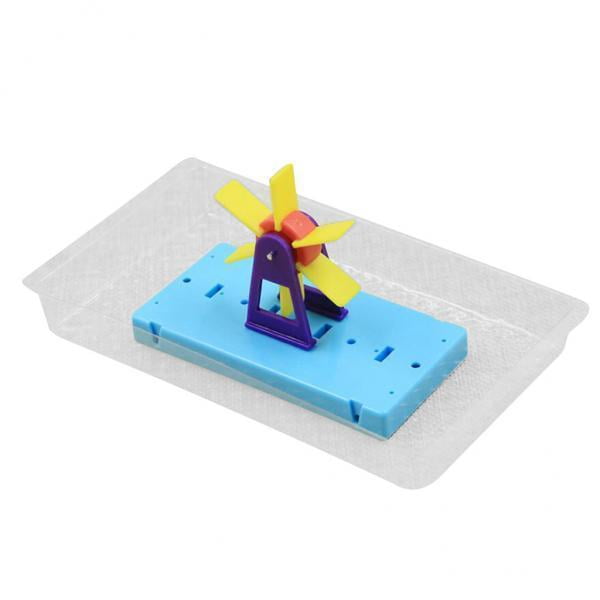 MERIGLARE 3xDIY Assembled Water Wheel Car Educational Physical Science ...