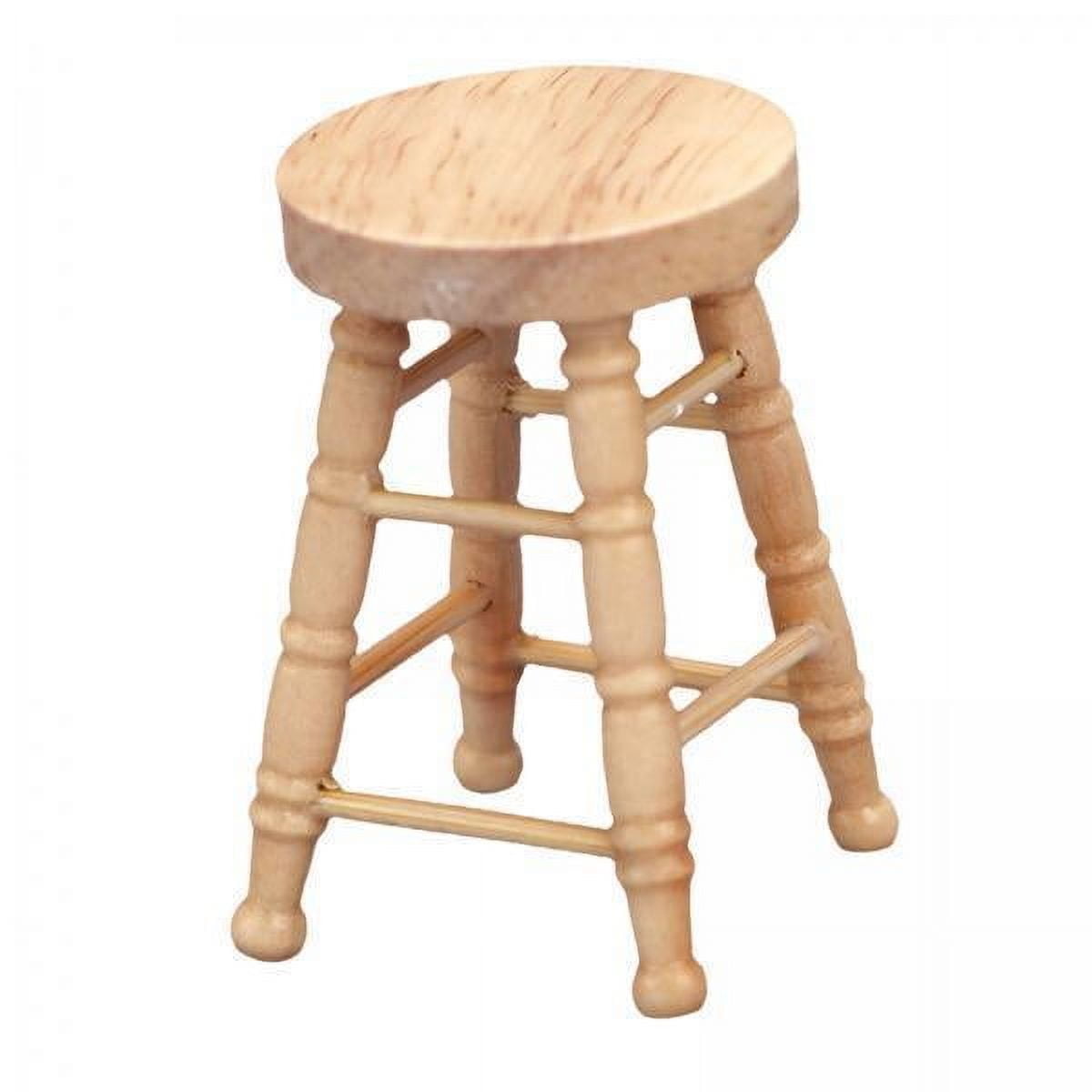 MERIGLARE 3xDollhouse Miniature Chair 1/12 Pub Mini Stool for DIY Scene ...