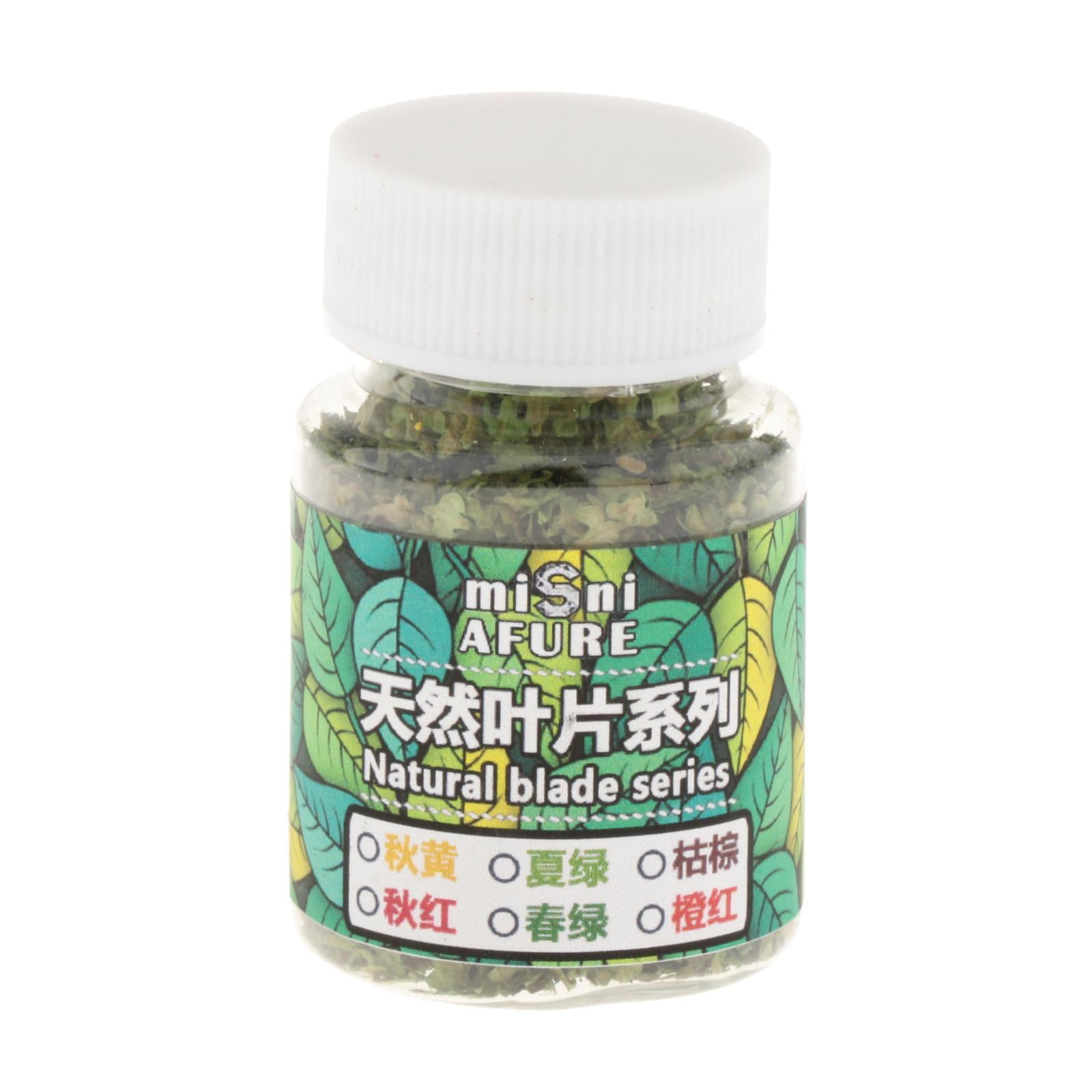 MERIGLARE 56ml Realistic Miniature Leaves, Model Scenery Leaf ...