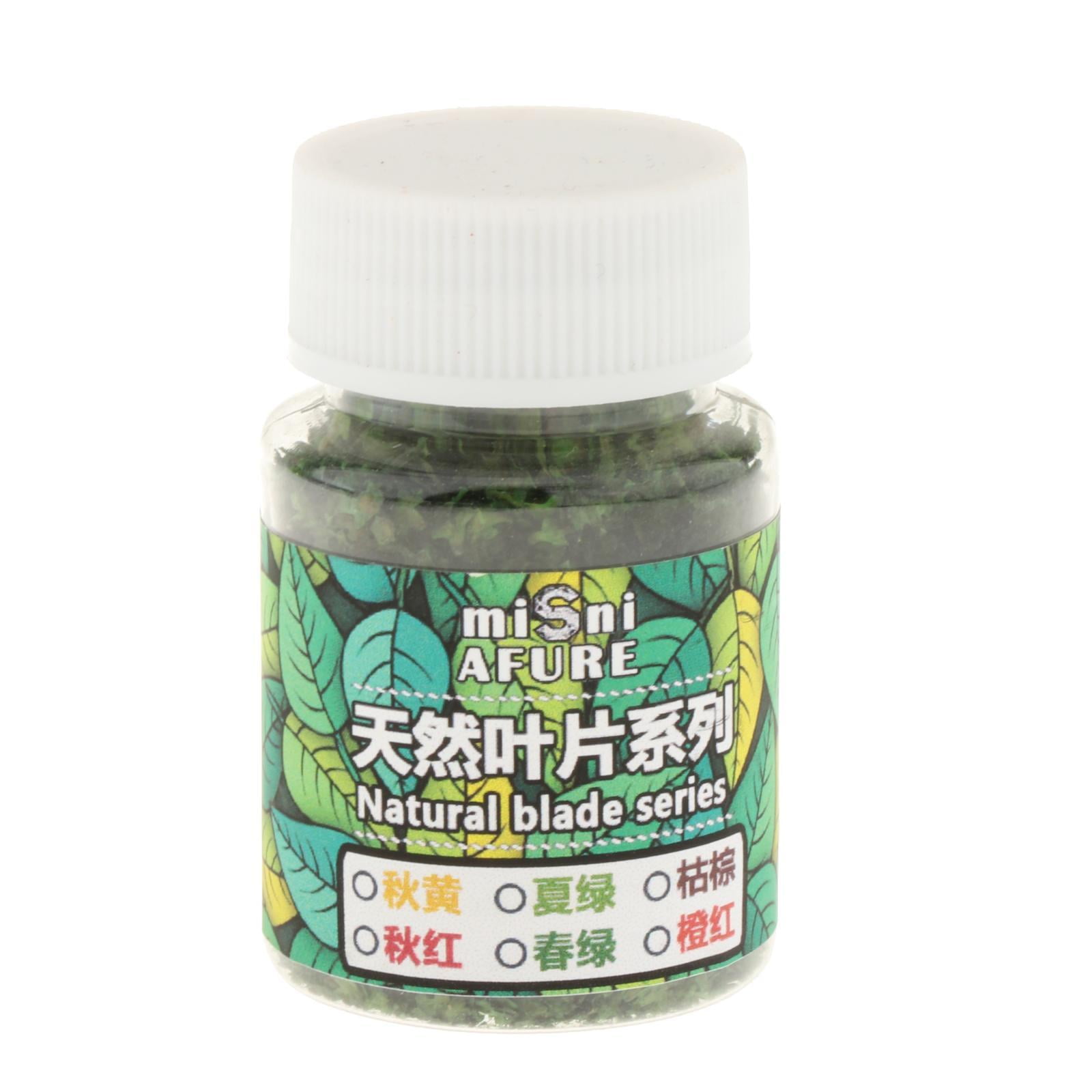 MERIGLARE 56ml Realistic Miniature Leaves, Model Scenery Leaf ...