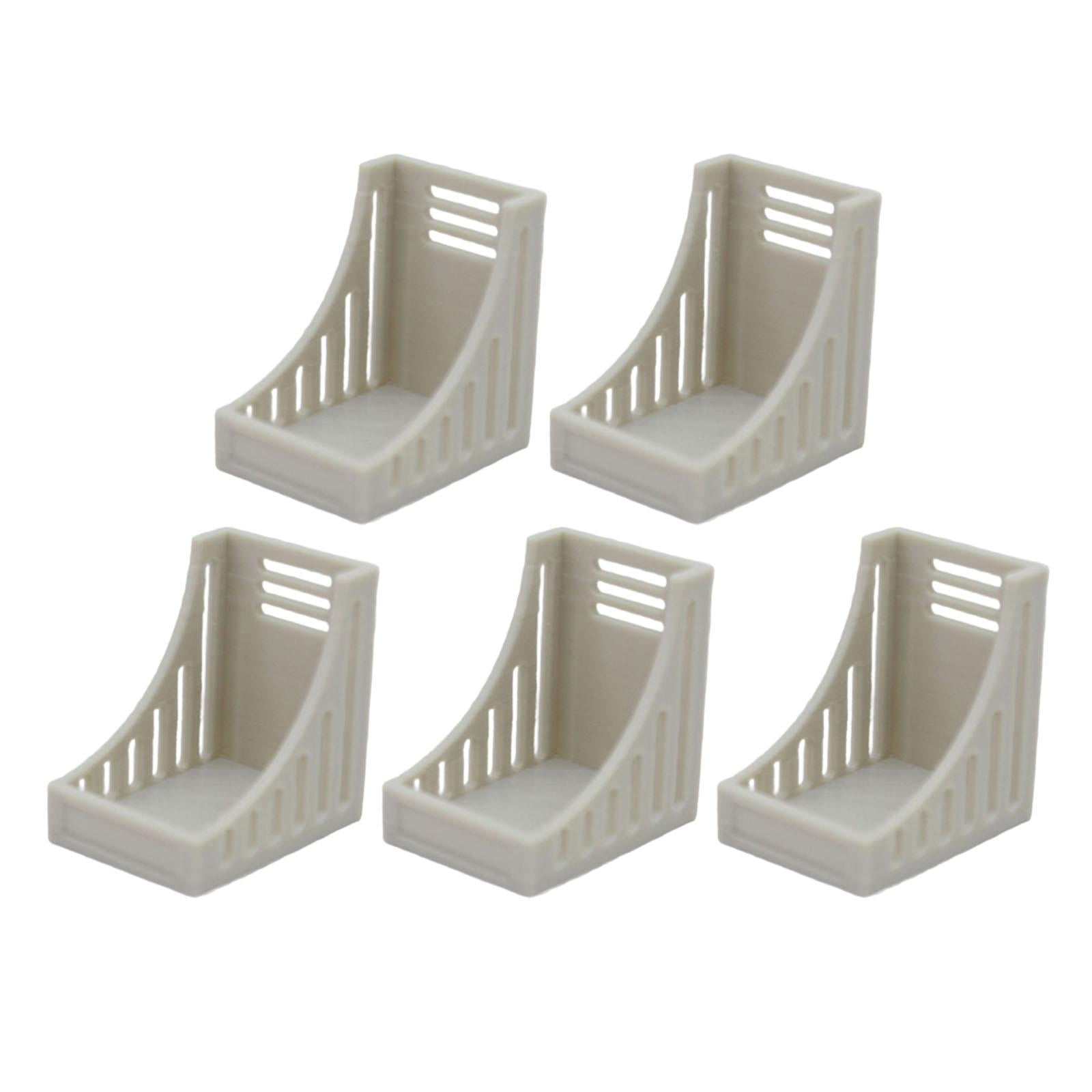 MERIGLARE 5Pcs Dollhouse Bookshelf Miniature Bookshelf Decor 1:12 Scale ...