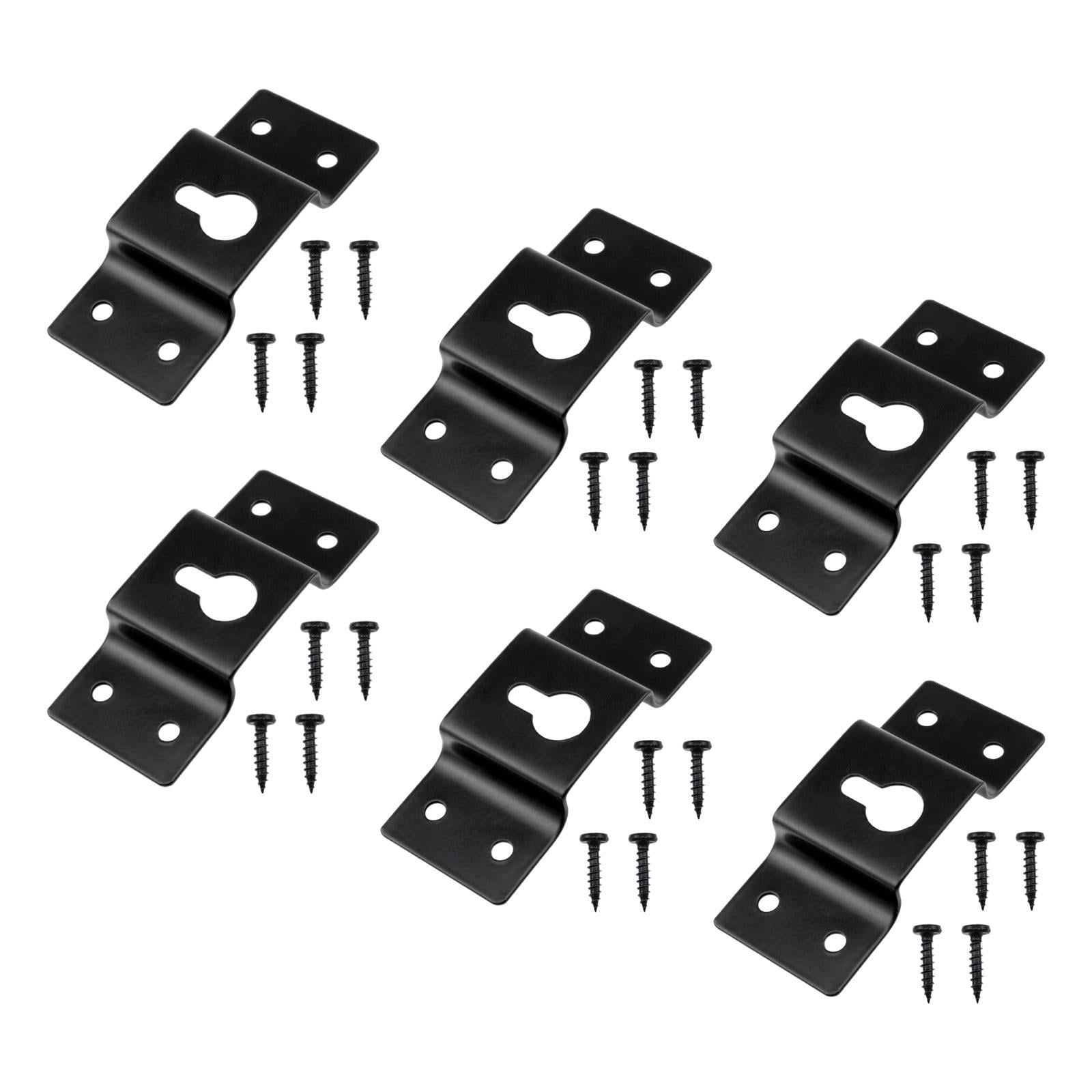 MERIGLARE 6 Pieces Surround Speaker Wall Hanging Brackets for Murals ...