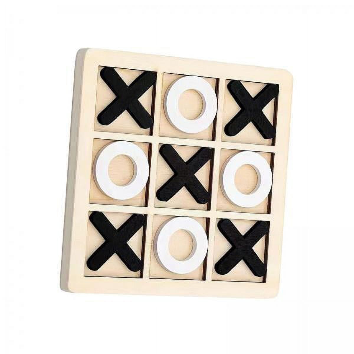 MERIGLARE 6x Tic TAC Toe Board Game Teaser Family Game Handmade Classic ...