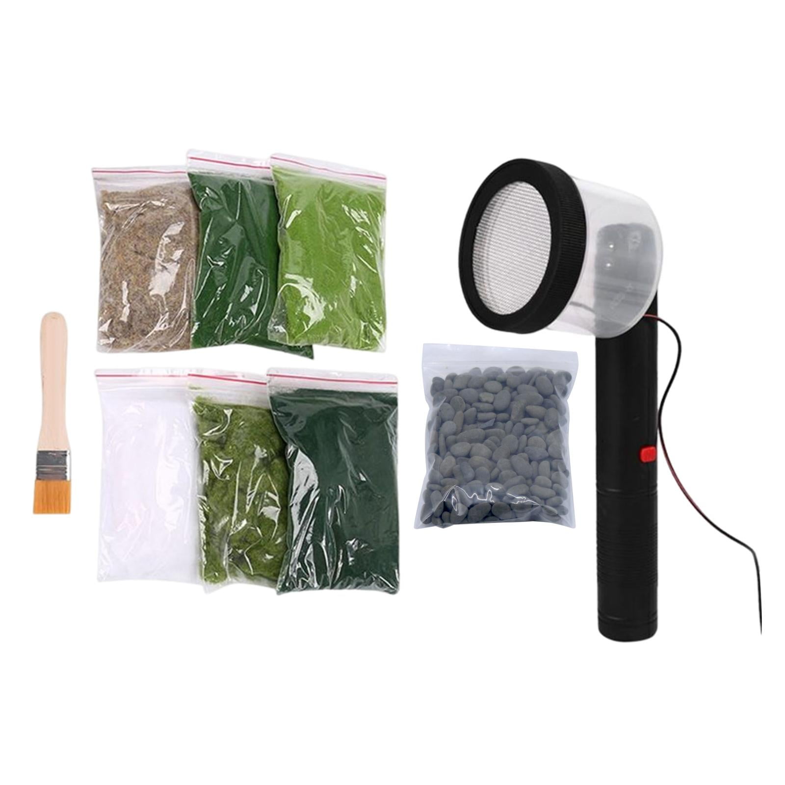 MERIGLARE 9 Piece Electrostatic Flocking Machine, Static Grass Project ...