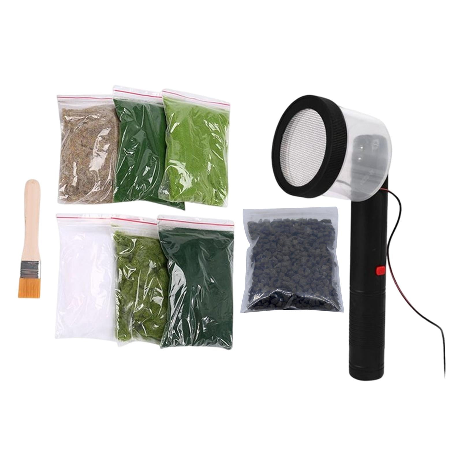 MERIGLARE 9 Piece Electrostatic Flocking Machine, Static Grass Project ...