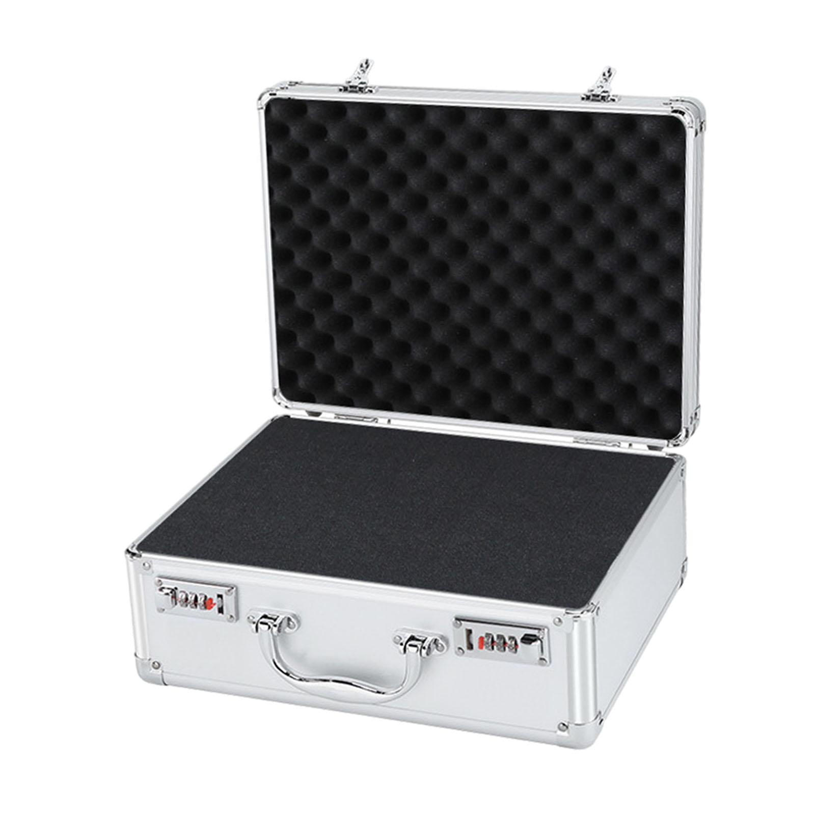 MERIGLARE Aluminum Hard Carrying Case,Audio Device Microphone Carrying ...