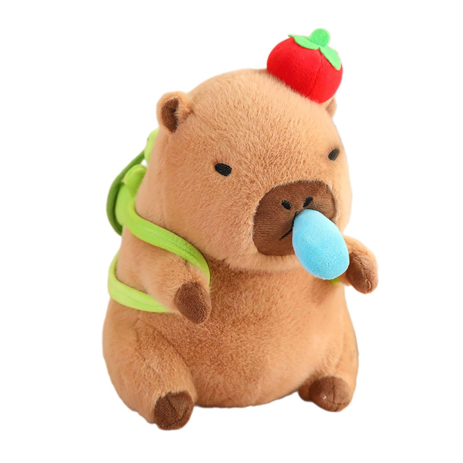 MERIGLARE Capybara Plush Toy Capybara Stuffed Toy with Pullable Snot ...
