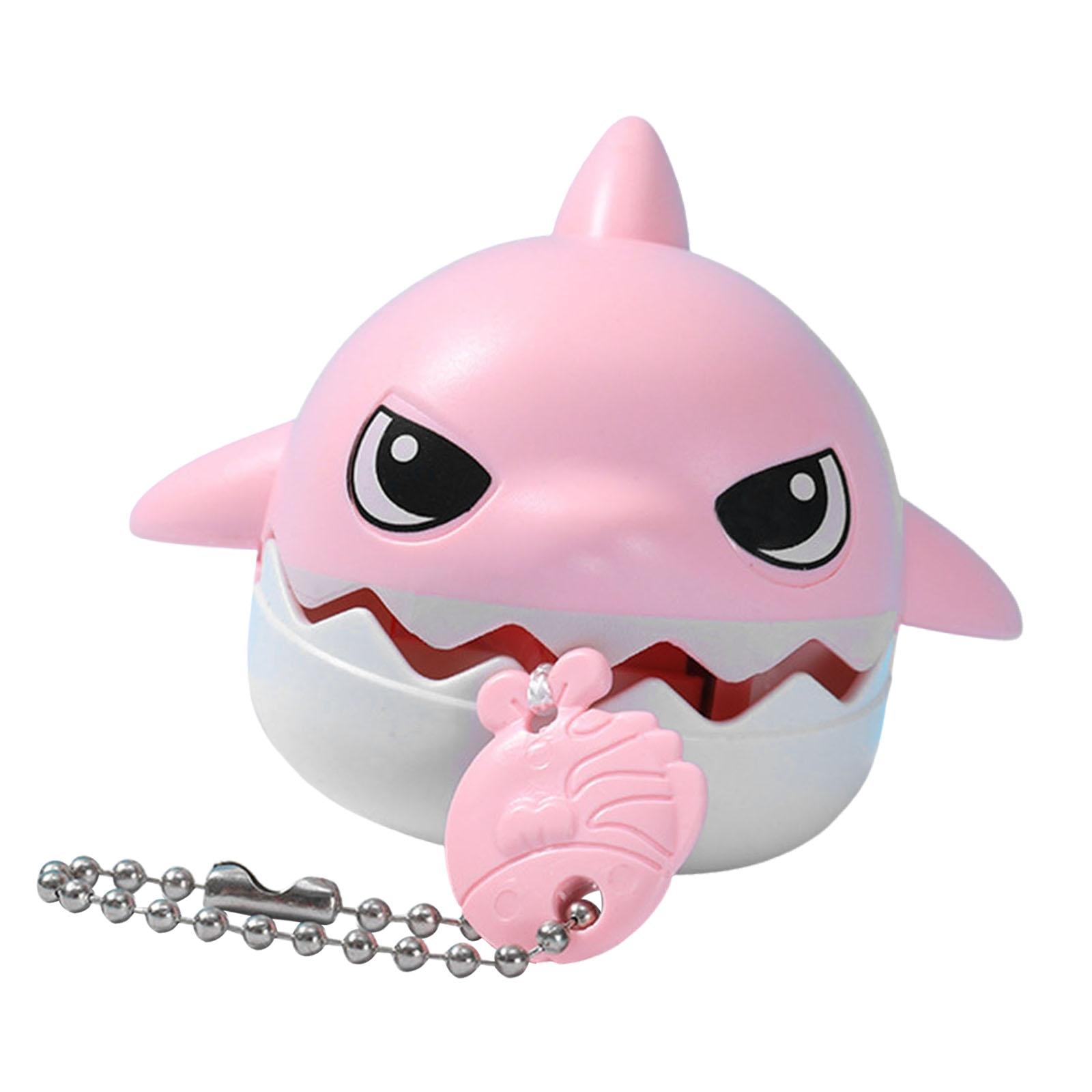 MERIGLARE Cartoon Shark Keychain Pull String Cute Backpack Purse Charm ...