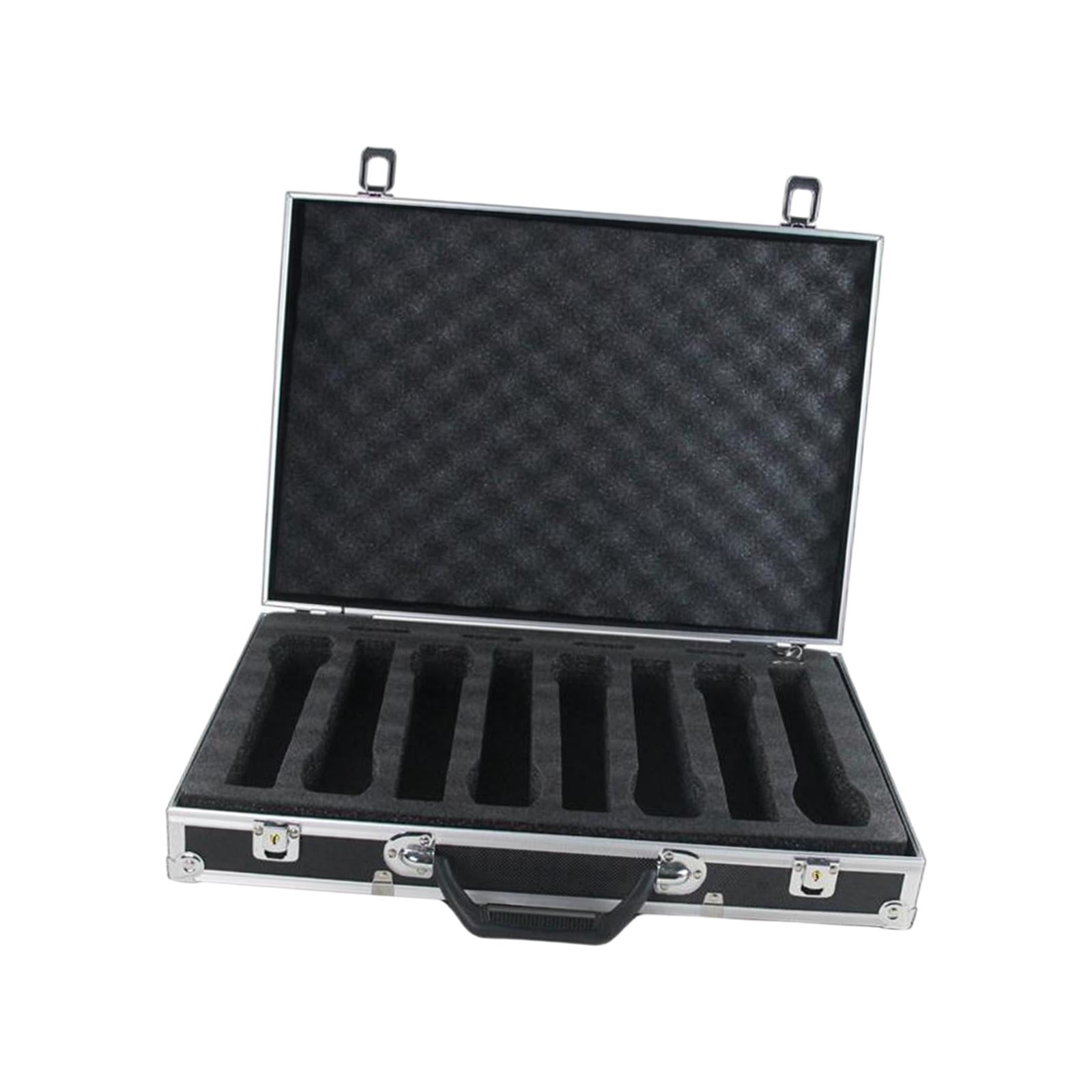 MERIGLARE Case Hard Shell Mic Case Studio Control Room with Sponge Live ...