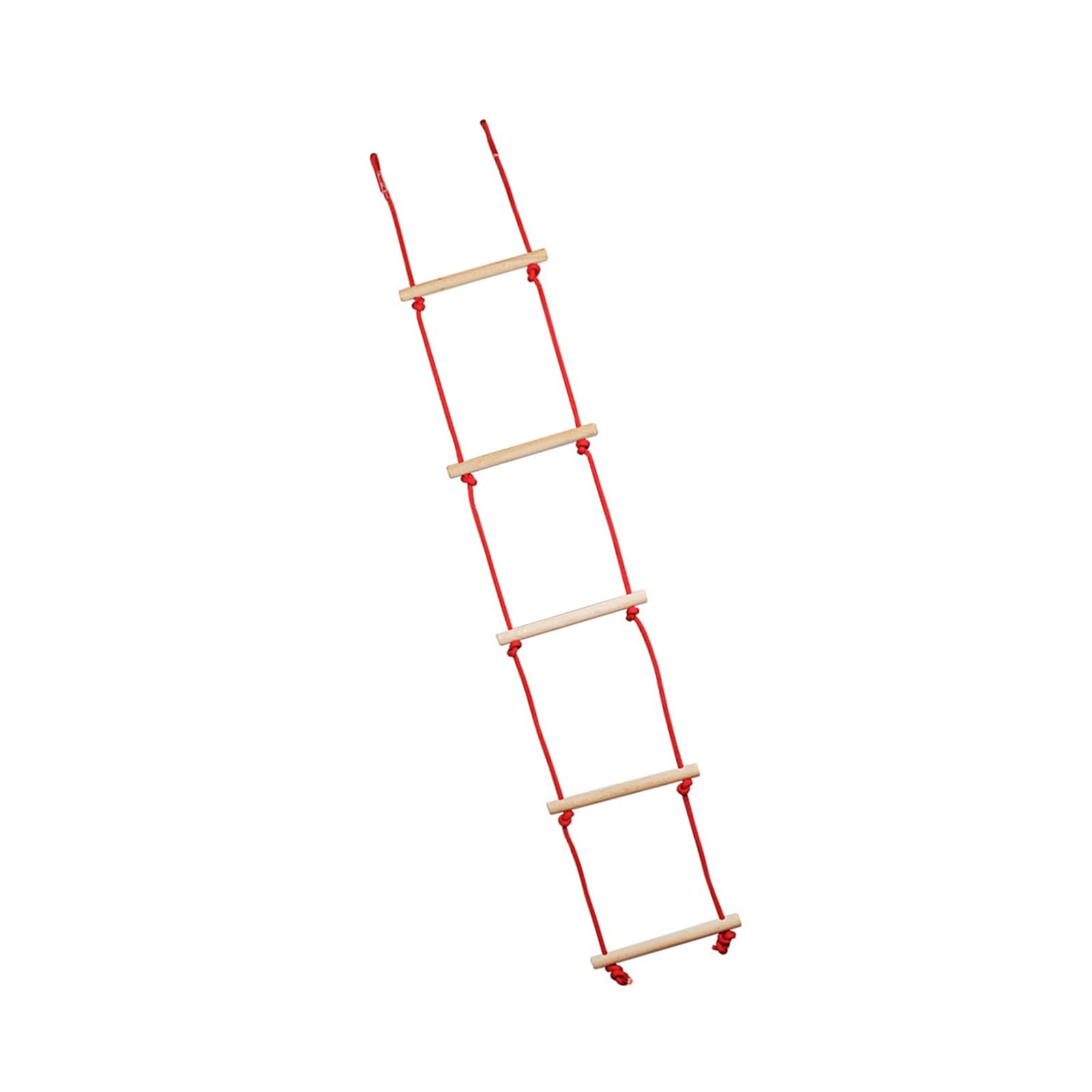 MERIGLARE Climbing Rope Ladder for Kids Climbing Frame 5 Sections ...