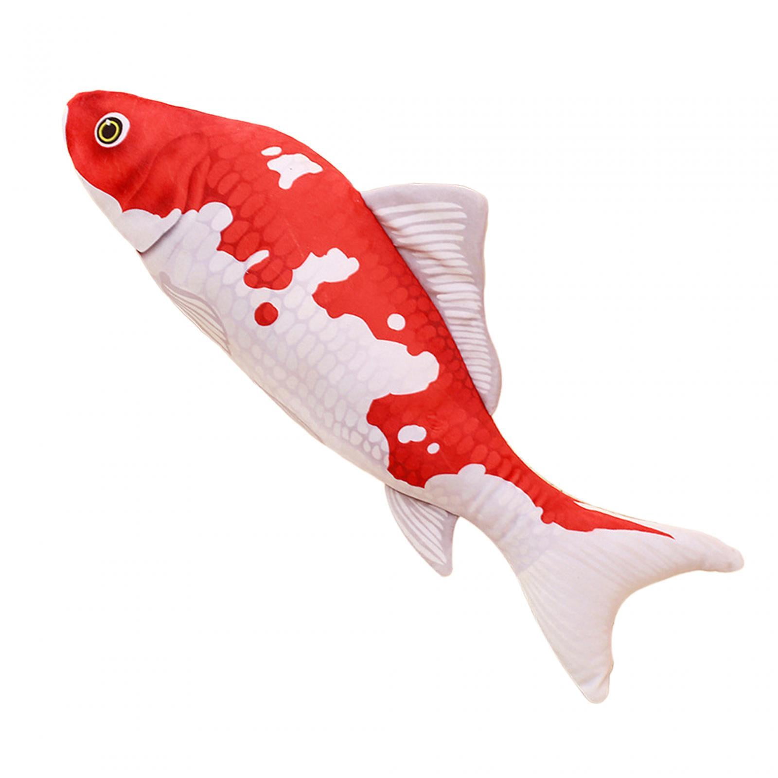 MERIGLARE Cute Fishes Plush Toys Cat Playing Plush Toys Soft Stuffed ...