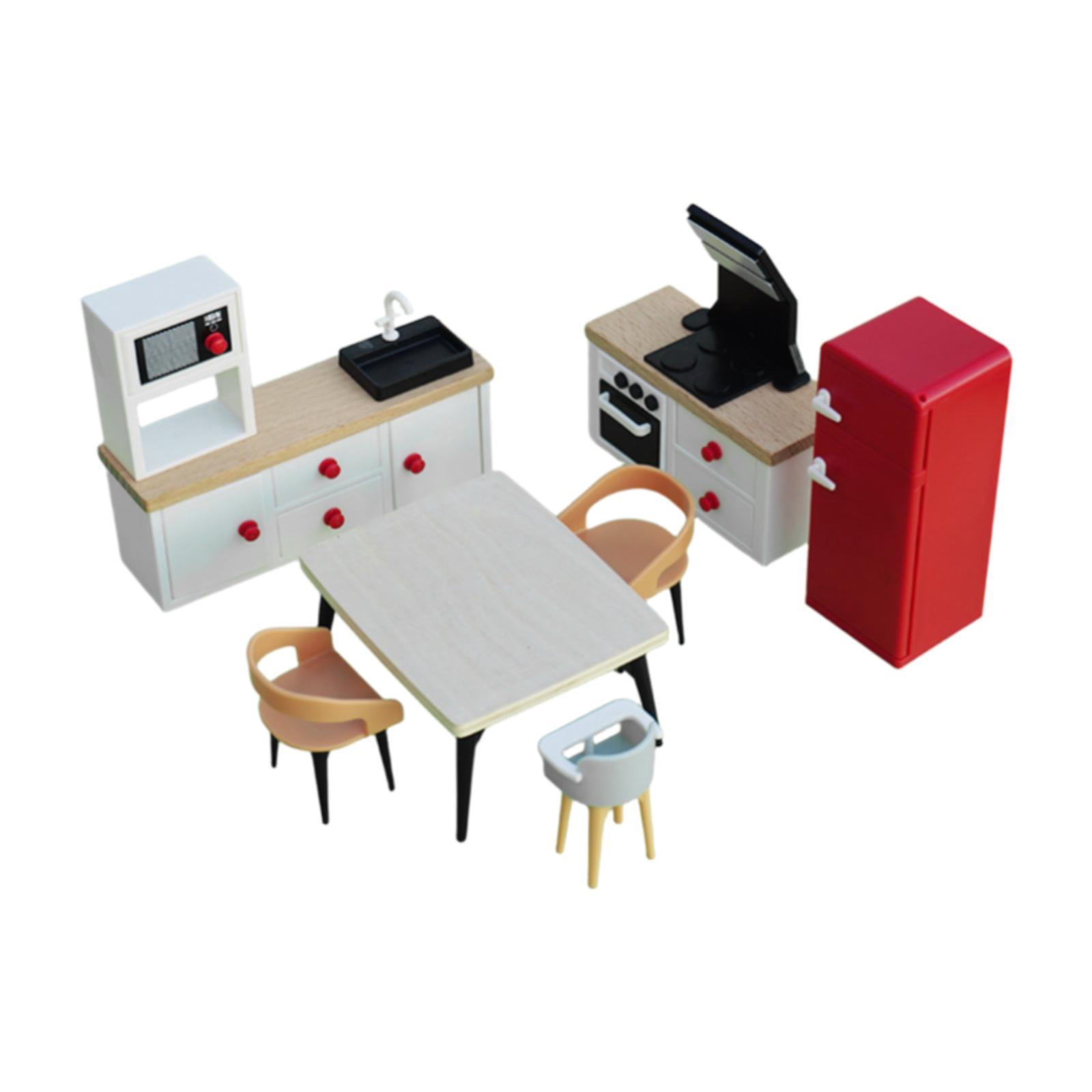 MERIGLARE Dollhouse Furniture Set Miniature Furniture Toys,Hobby Crafts ...