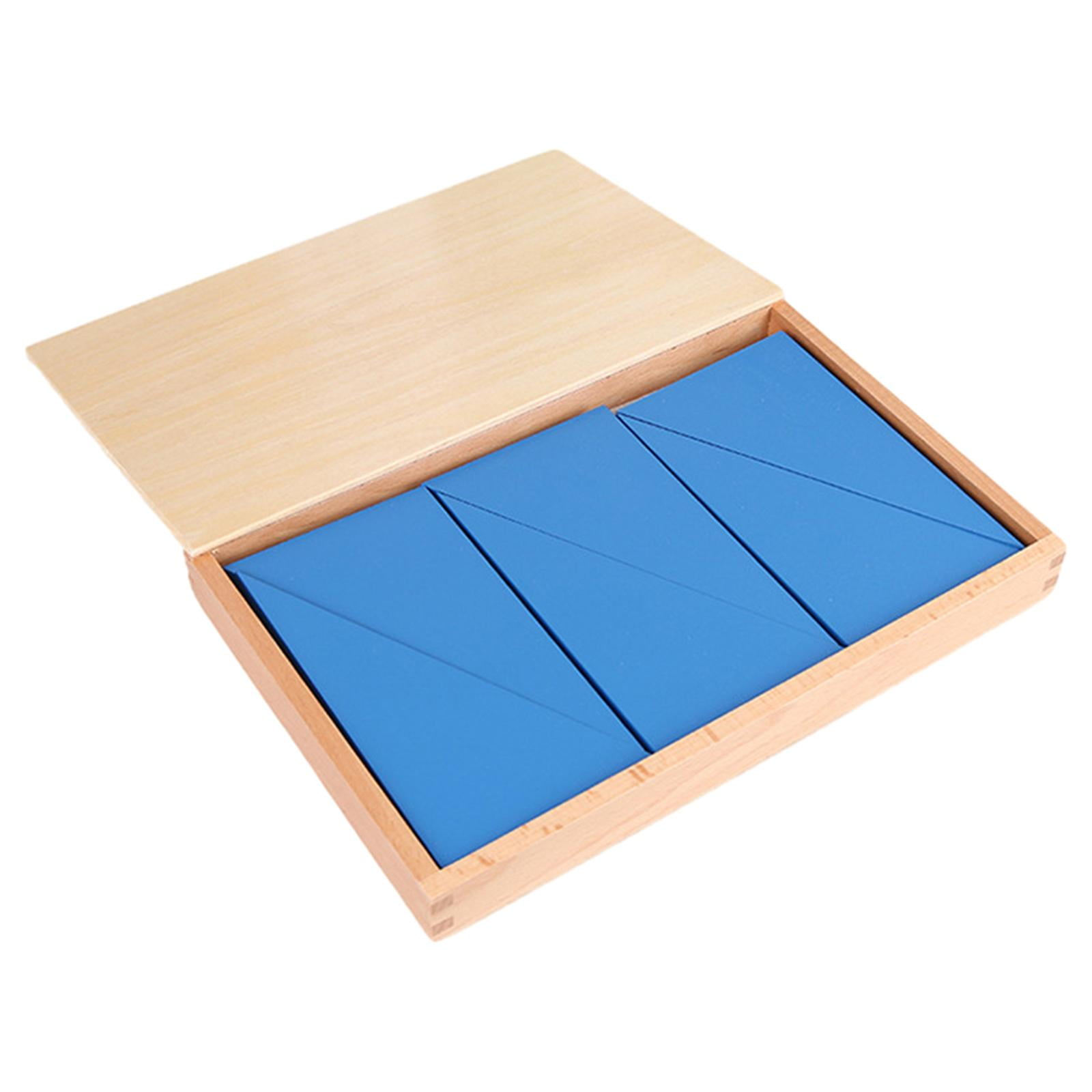 MERIGLARE Geometric Matching Blocks Game Triangles Toy Wooden Triangle ...