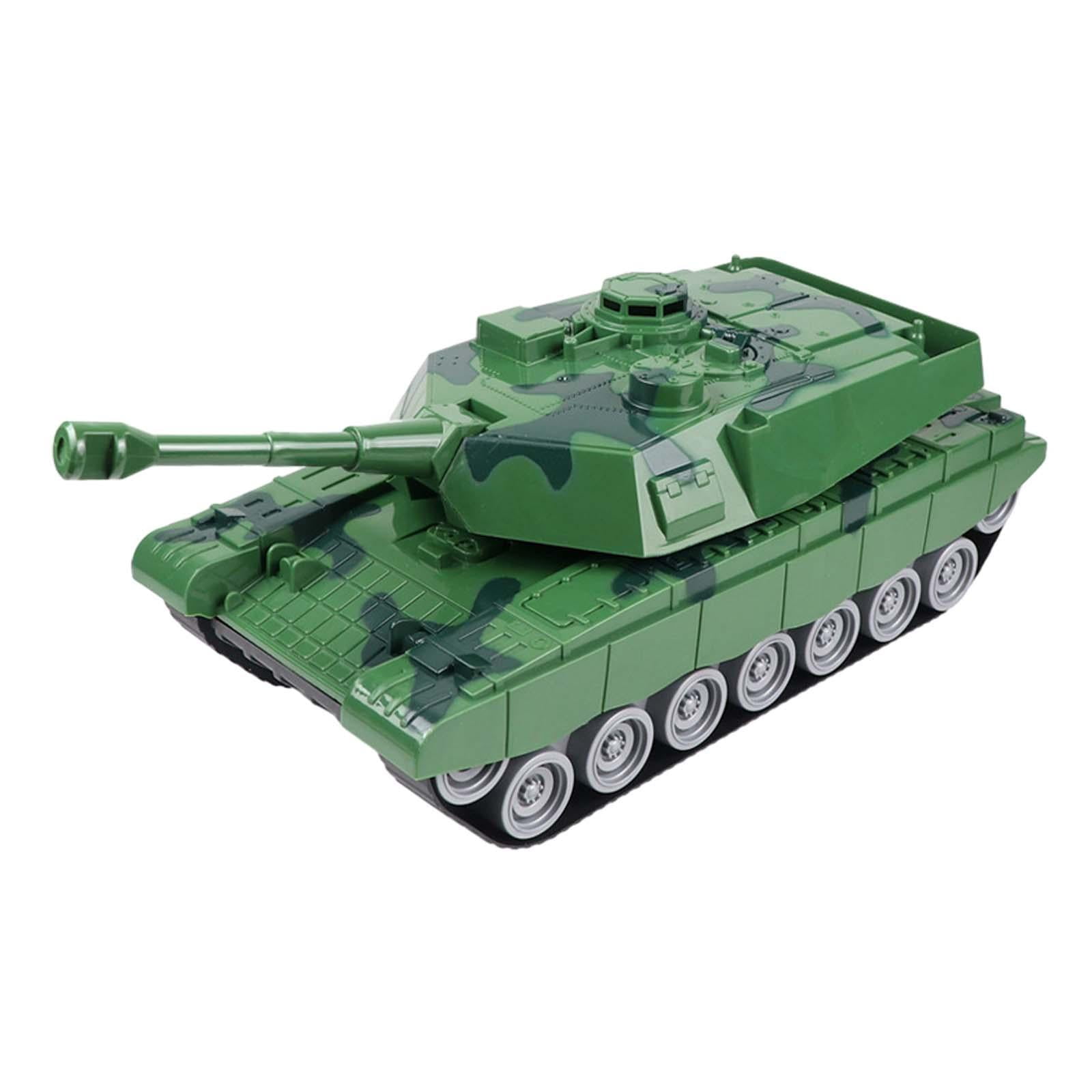 MERIGLARE Inertia Tank Toy Simulation Tanks Toy, Realistic Rotatable ...