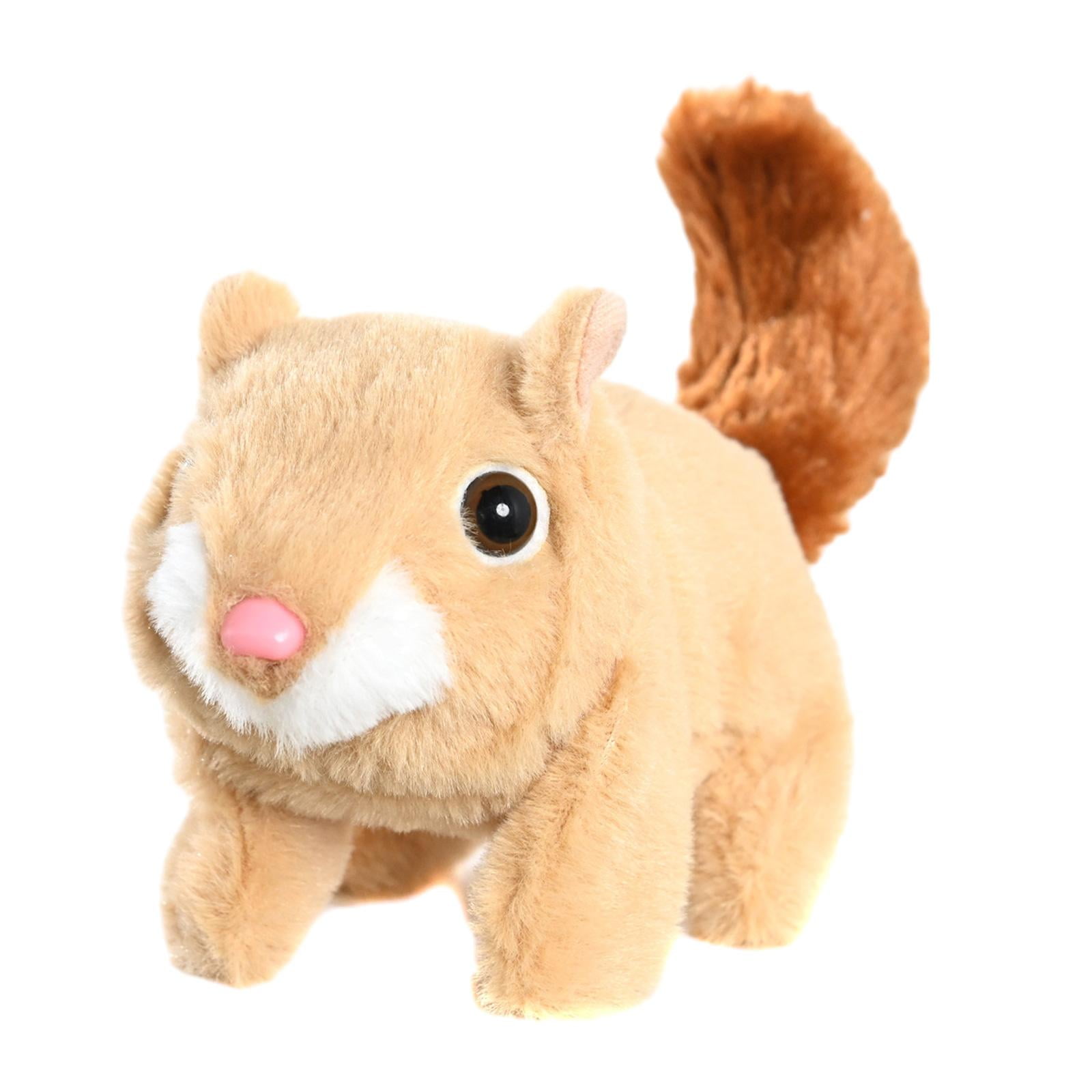 MERIGLARE Interactive Electronic Squirrel Plush Toy Stuffed Animals ...