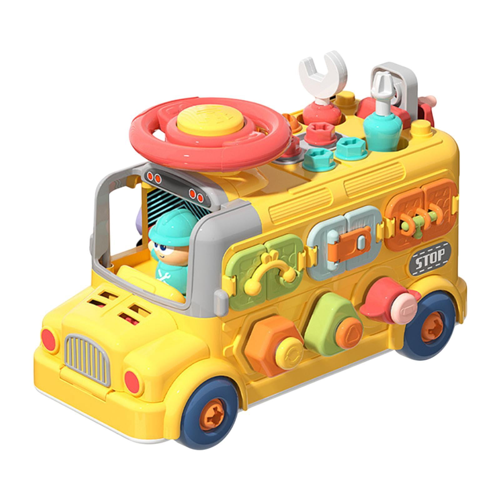 MERIGLARE Kids Bus Toy Screw Activities Tool,Fine Motor Skills ...