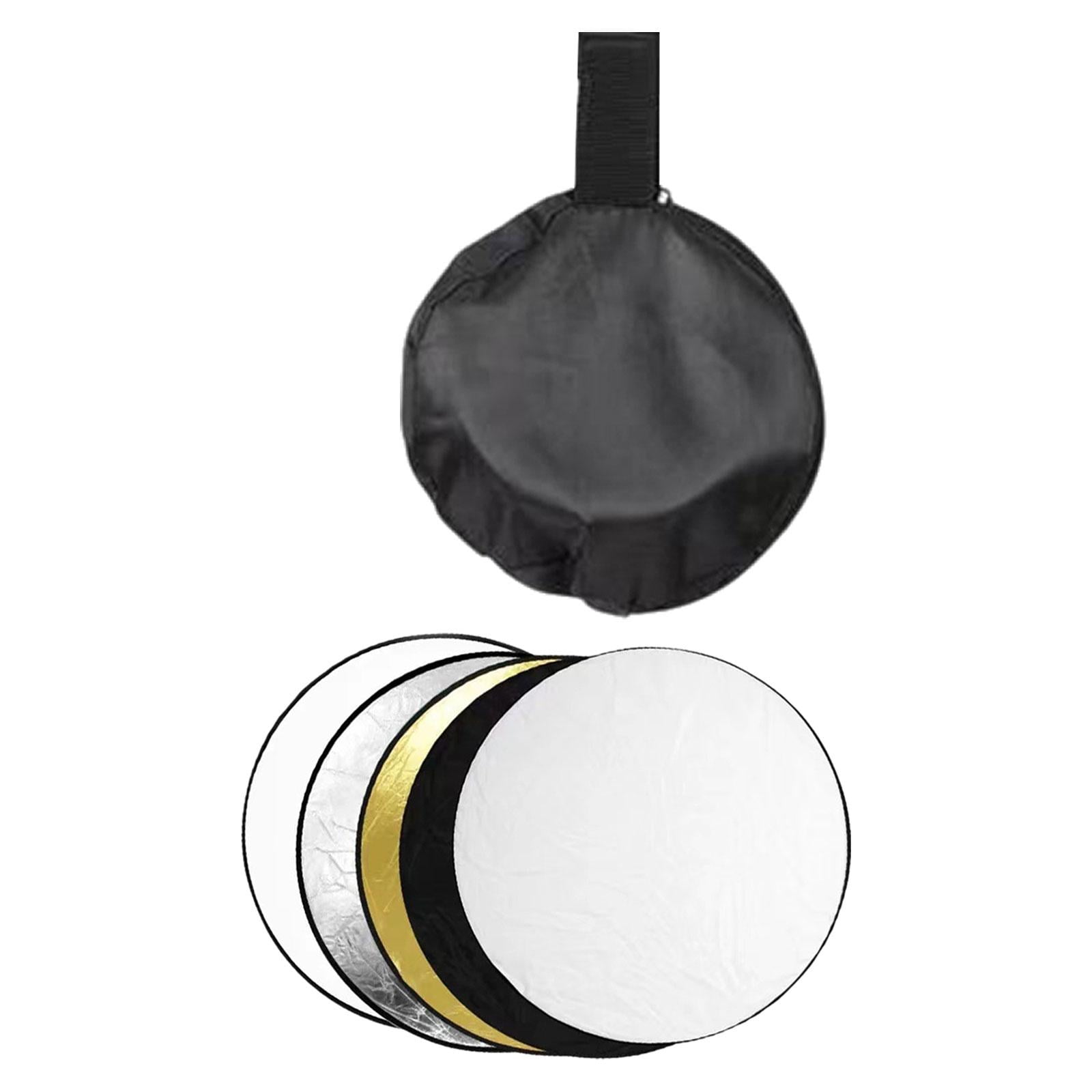 MERIGLARE Light Reflector Photography Reflector Folding Round with Bag ...