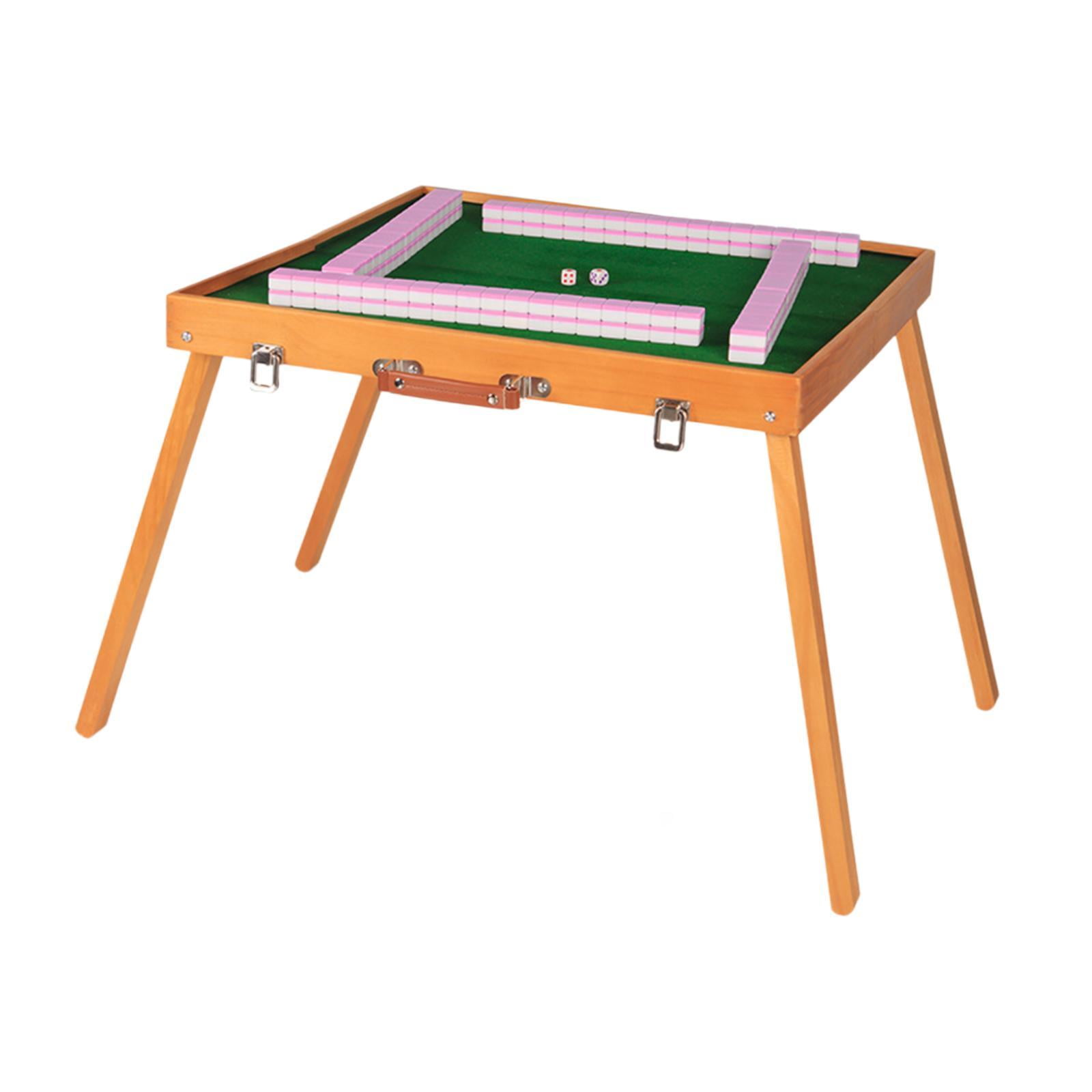 MERIGLARE Mahjong Tiles Set 144 Mahjong Jongg Tiles with Foldable Table ...