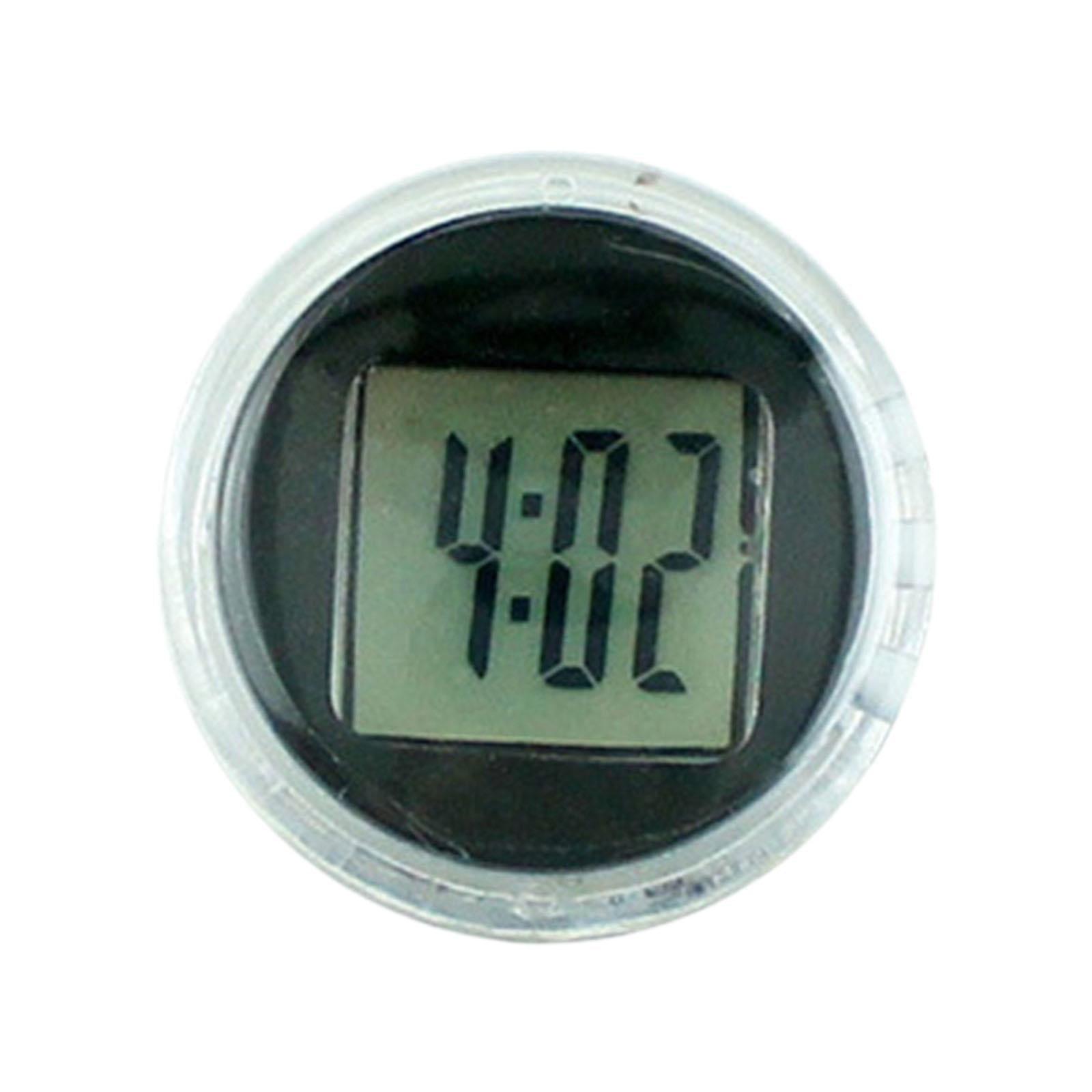 MERIGLARE Motorcycle Clock Vehicle Dashboard Digital Clock Compact ...