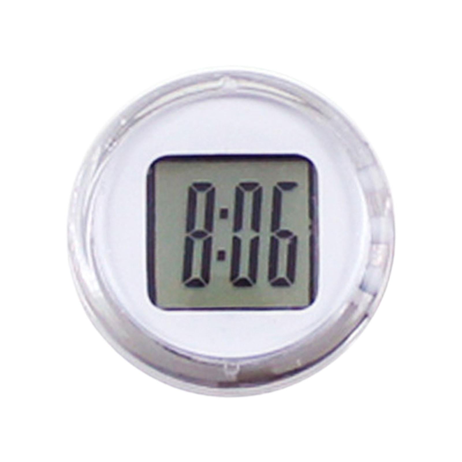 MERIGLARE Motorcycle Clock Vehicle Dashboard Digital Clock Compact ...