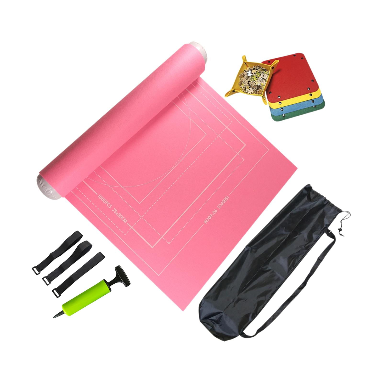 MERIGLARE Puzzle Mat Roll up Puzzle Storage Mat Portable with Auxiliary ...