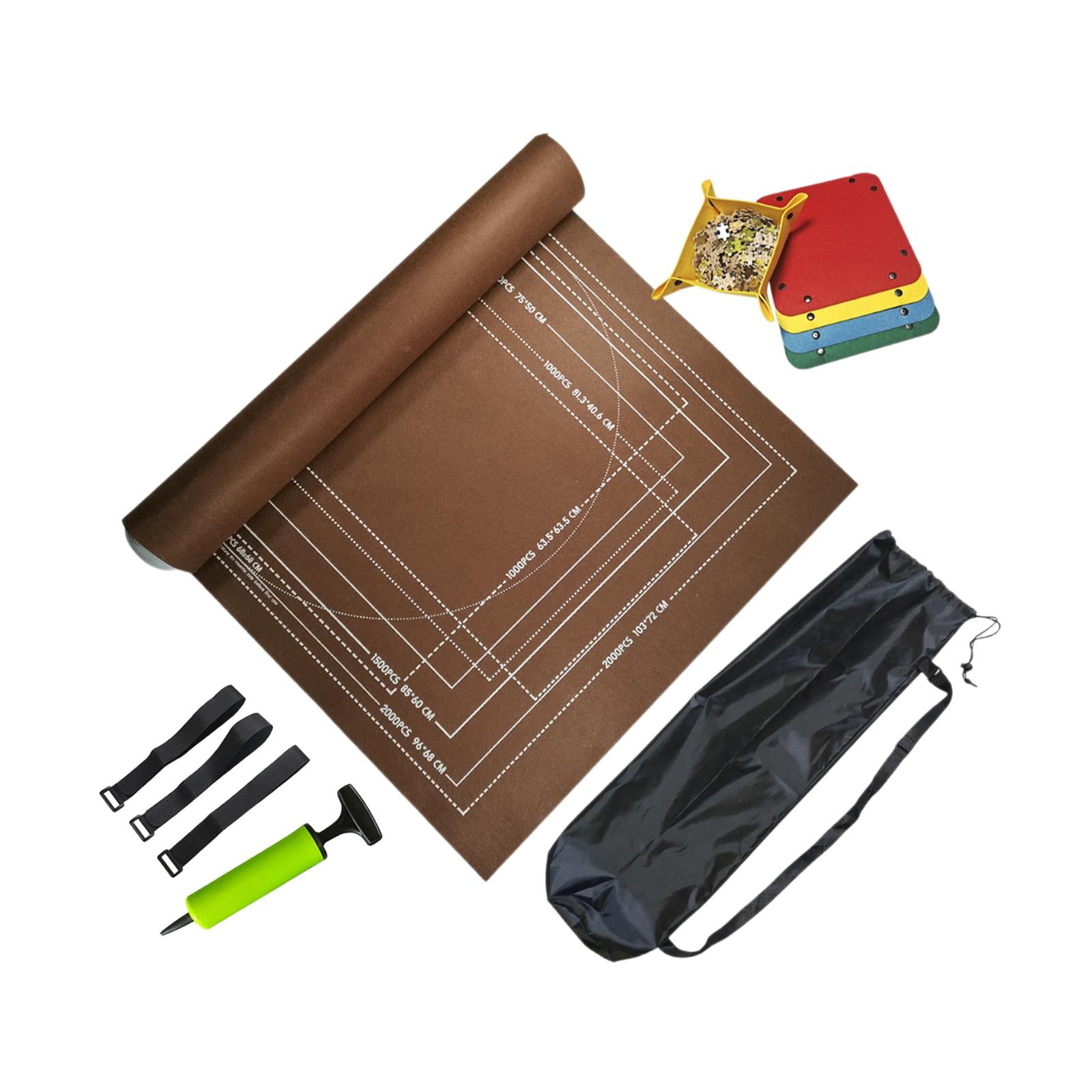 MERIGLARE Puzzle Mat Roll up Puzzle Storage Mat Portable with Auxiliary ...