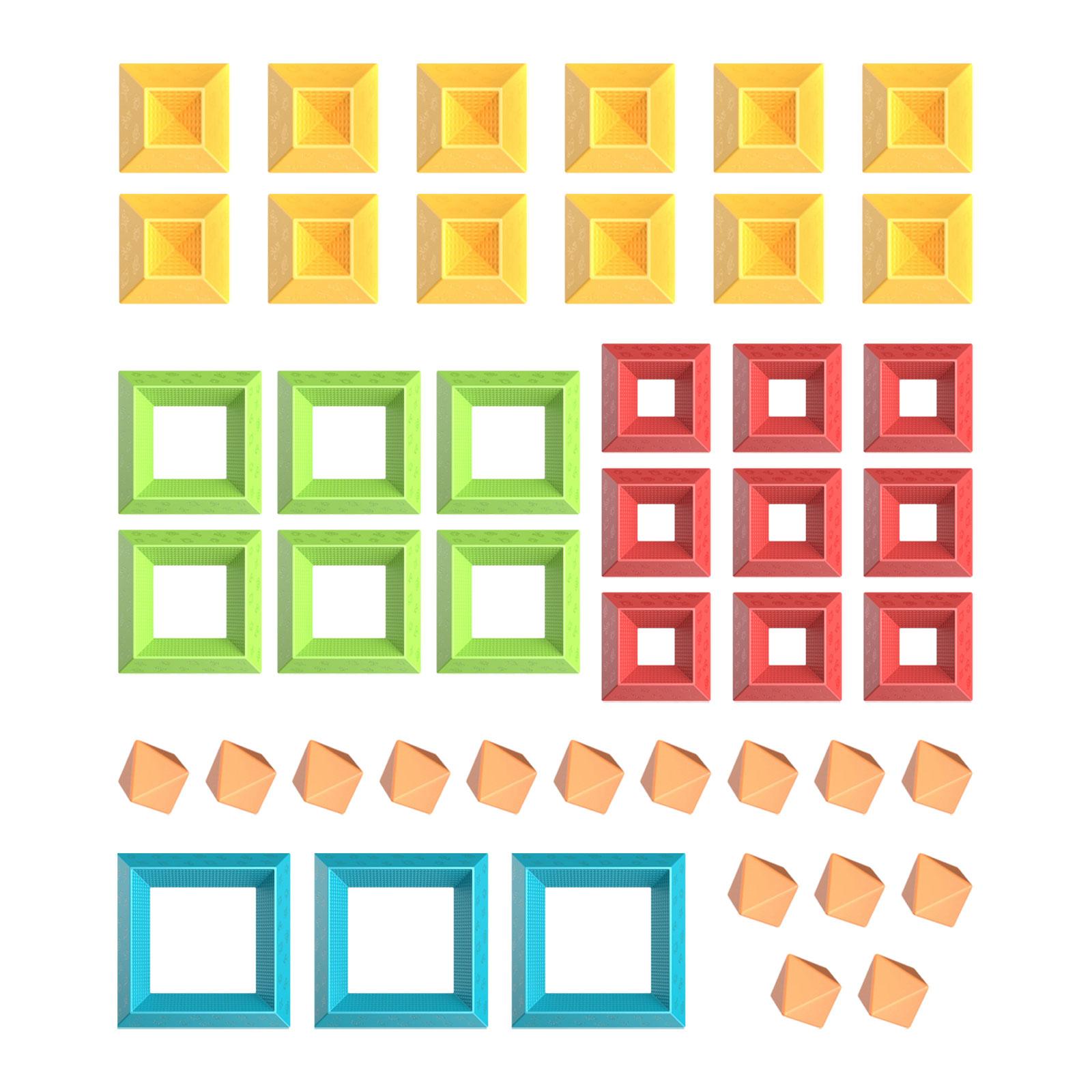 MERIGLARE Stacking Blocks Geometric Stacking Toy Preschool Sensory Toys ...