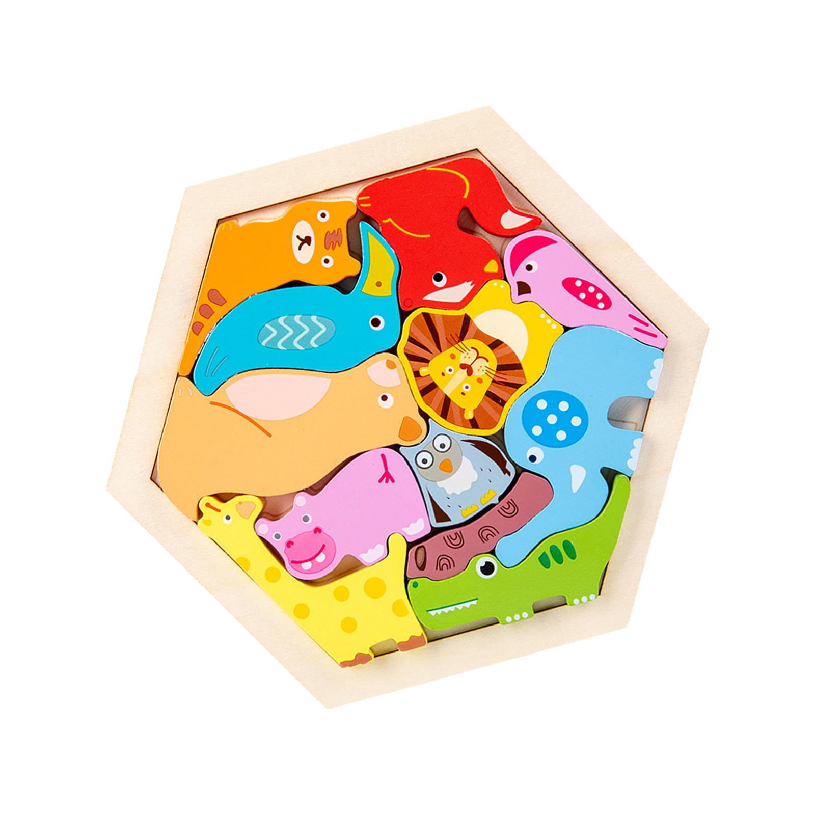 MERIGLARE .Wooden Block Learning Toys .Infant Puzzles Puzzles for Kids ...