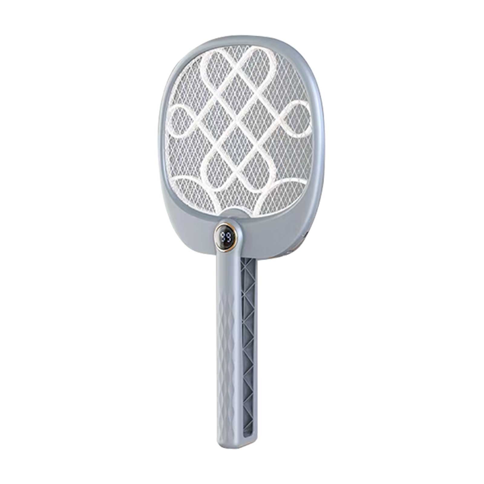 MERILER 2-in-1 Rechargeable Electric Mosquito Swatter with Light Trap ...